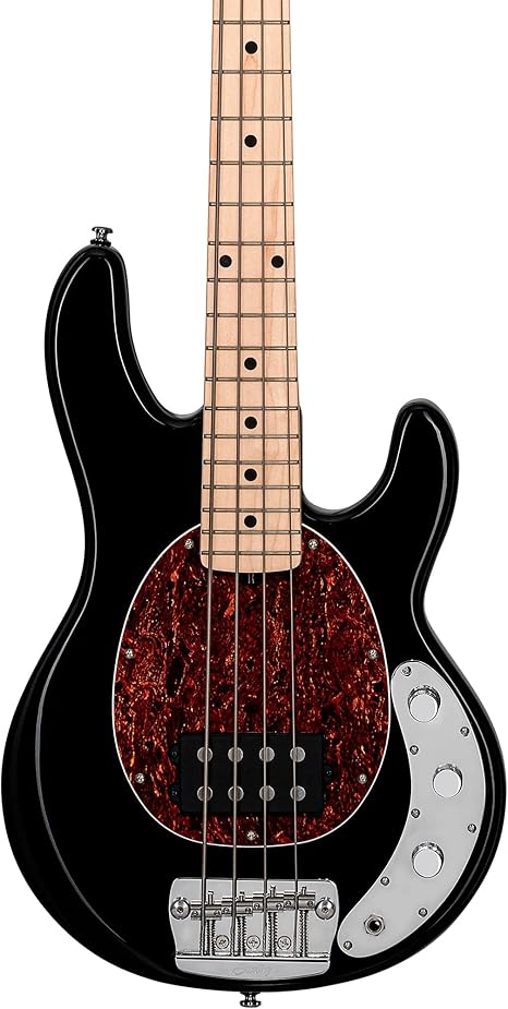 Amazon.com: Sterling by Music Man 4 String Bass Guitar, Right, Black ...