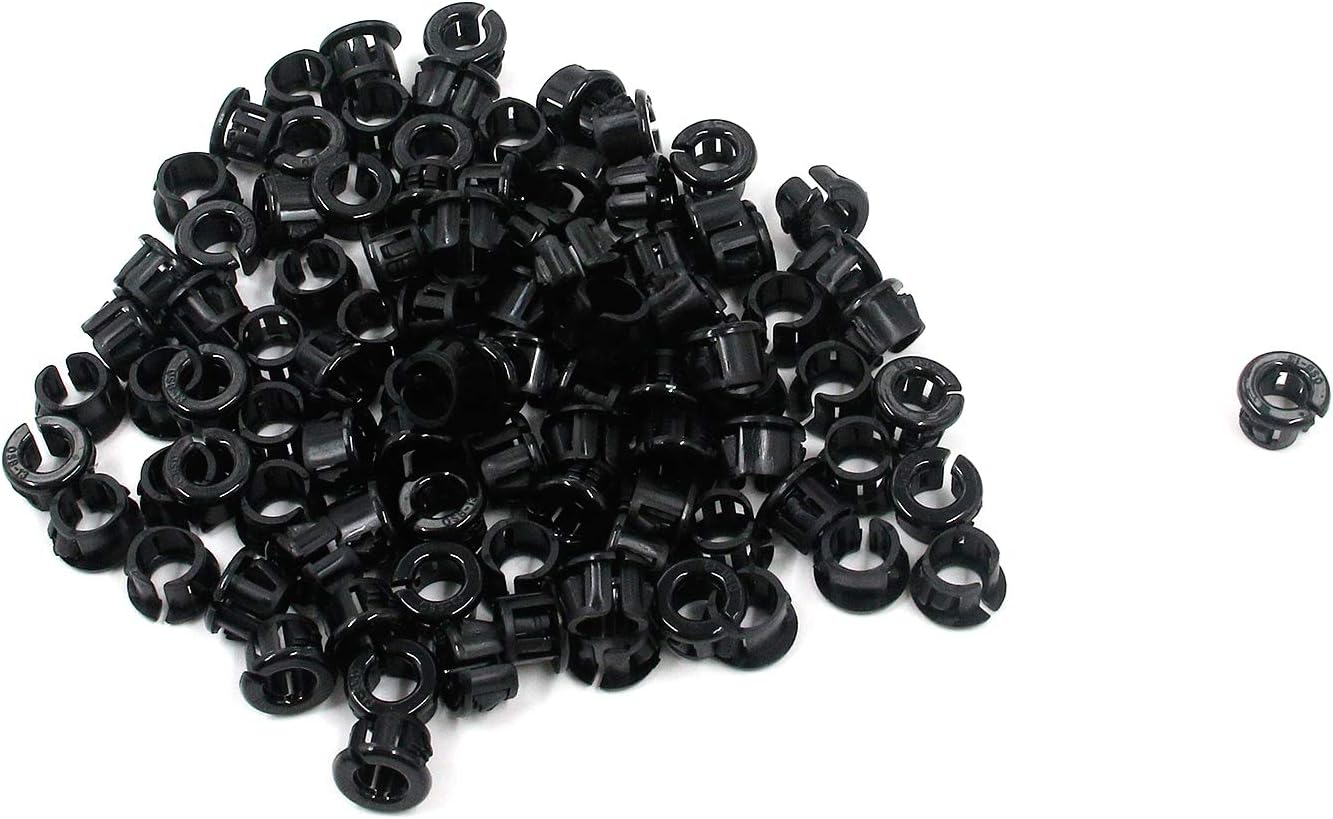 T Tulead Snap Bushing Black Bushing Hole Bushing Cable Bushing 0.5 ...