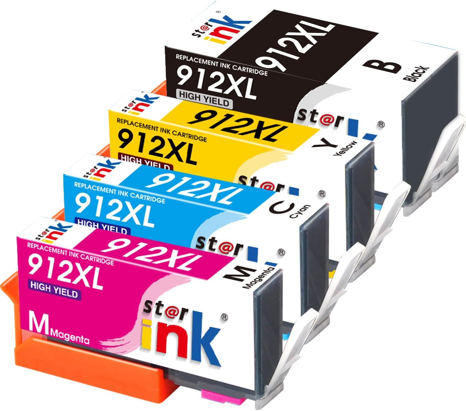 Starink 912XL Replacement for HP 912 Ink Cartridges Multipack for HP ...