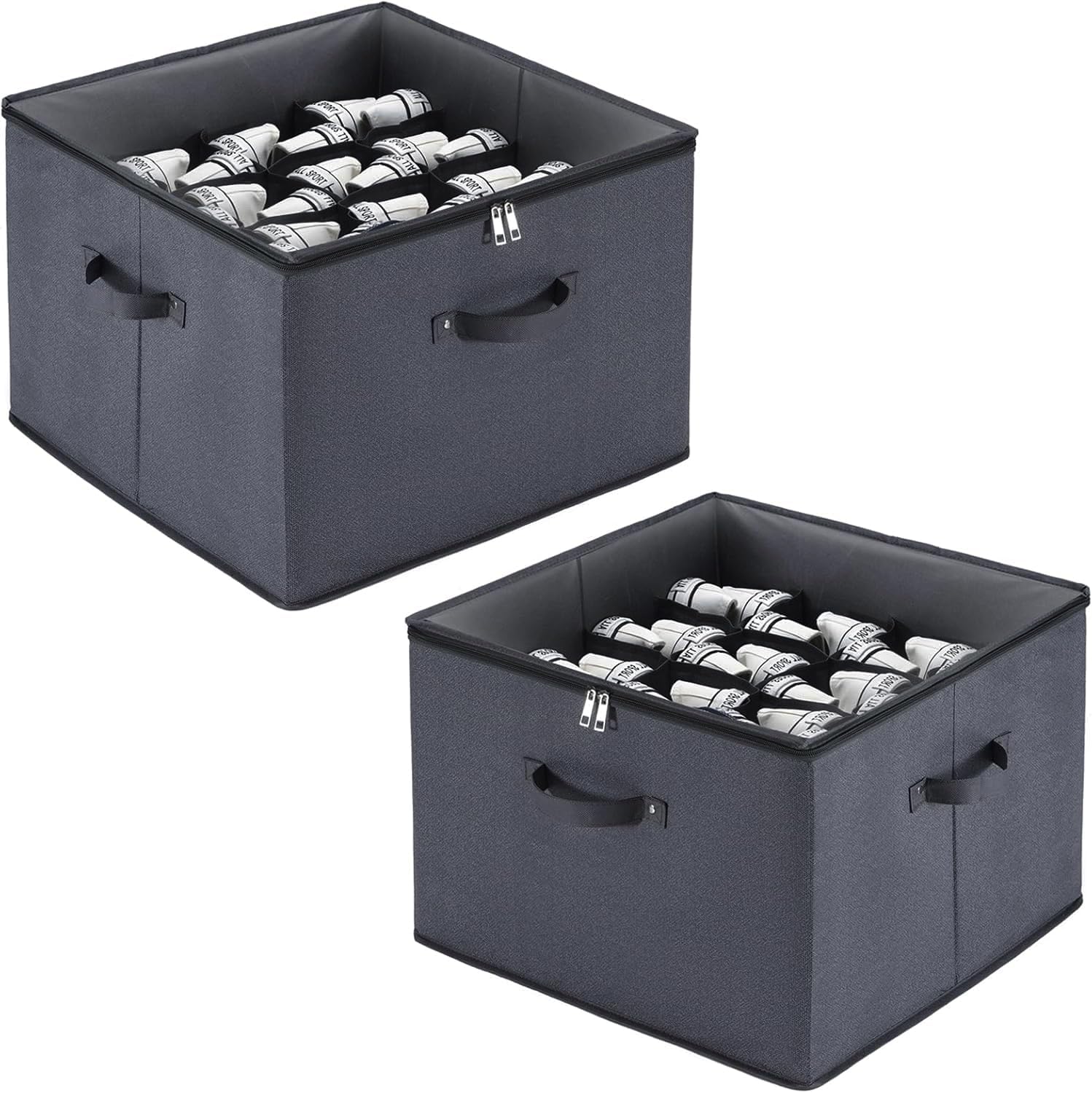 Amazon.com: Mayniu 2 Pack Shoe Organizer for Closet Fits 32 Pairs ...