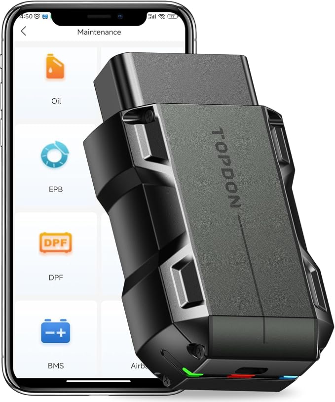 TOPDON Topscan OBD2 Bluetooth Diagnosegerät mit KI-Assistent
