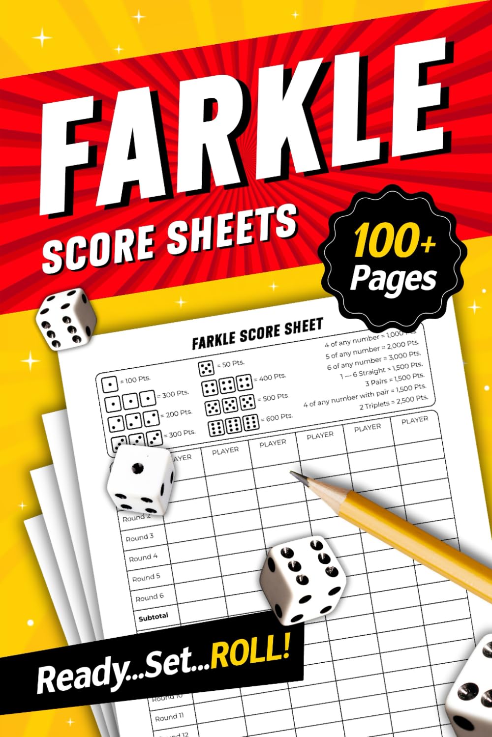 Farkle Score Sheets: 100+ Pages For Scorekeeping (6x9): Publishing ...