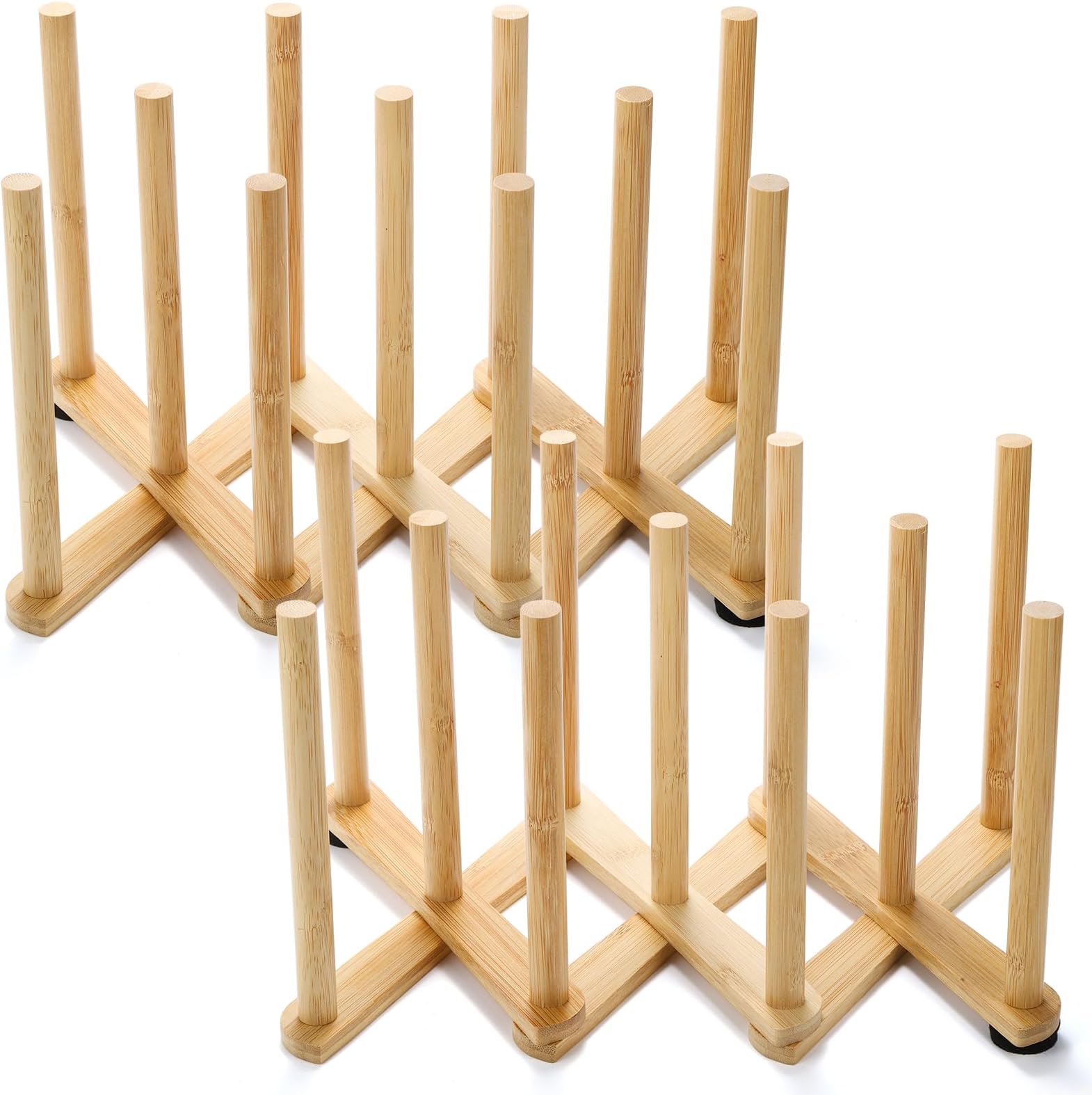 Amazon.com - Cyauatt Bamboo Retractable Bottle Drying Rack Cup Dish ...