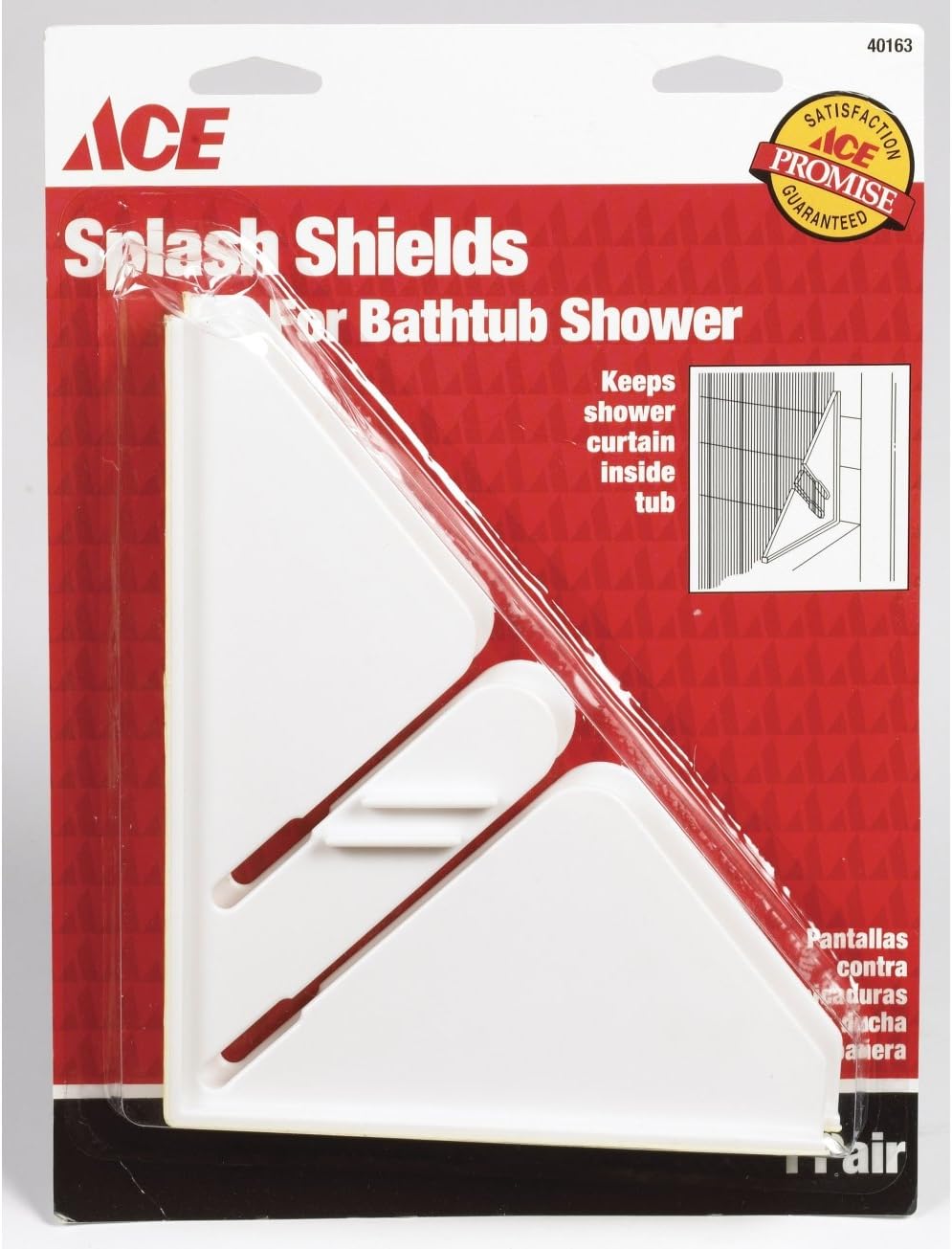 Amazon.com: pair: Ace Bathtub/Shower Splash Shields (067536) : Home ...