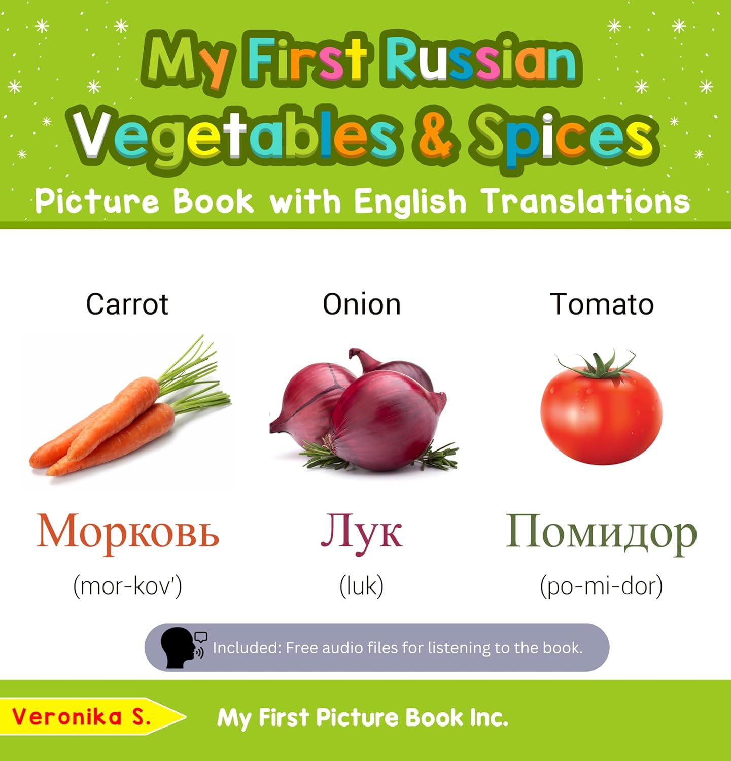 My First Russian Vegetables & Spices Picture Book with English ...