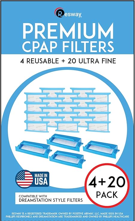 Amazon.com: Premium Resway CPAP Filters | Ultra Fine Disposable ...