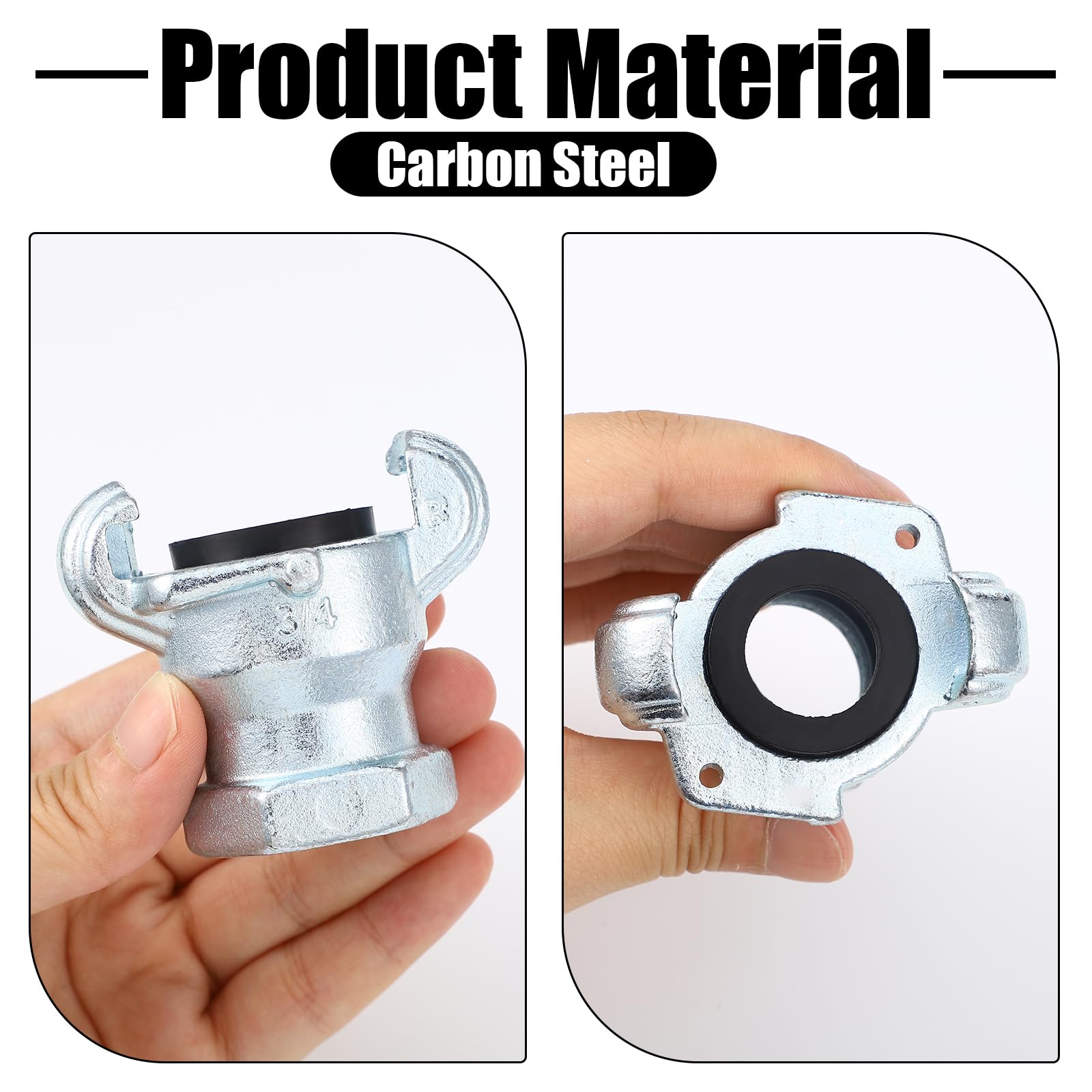 Snapklik.com : Therwen 4 Sets 3/4 Inch Chicago Air Fittings NPT Iron ...