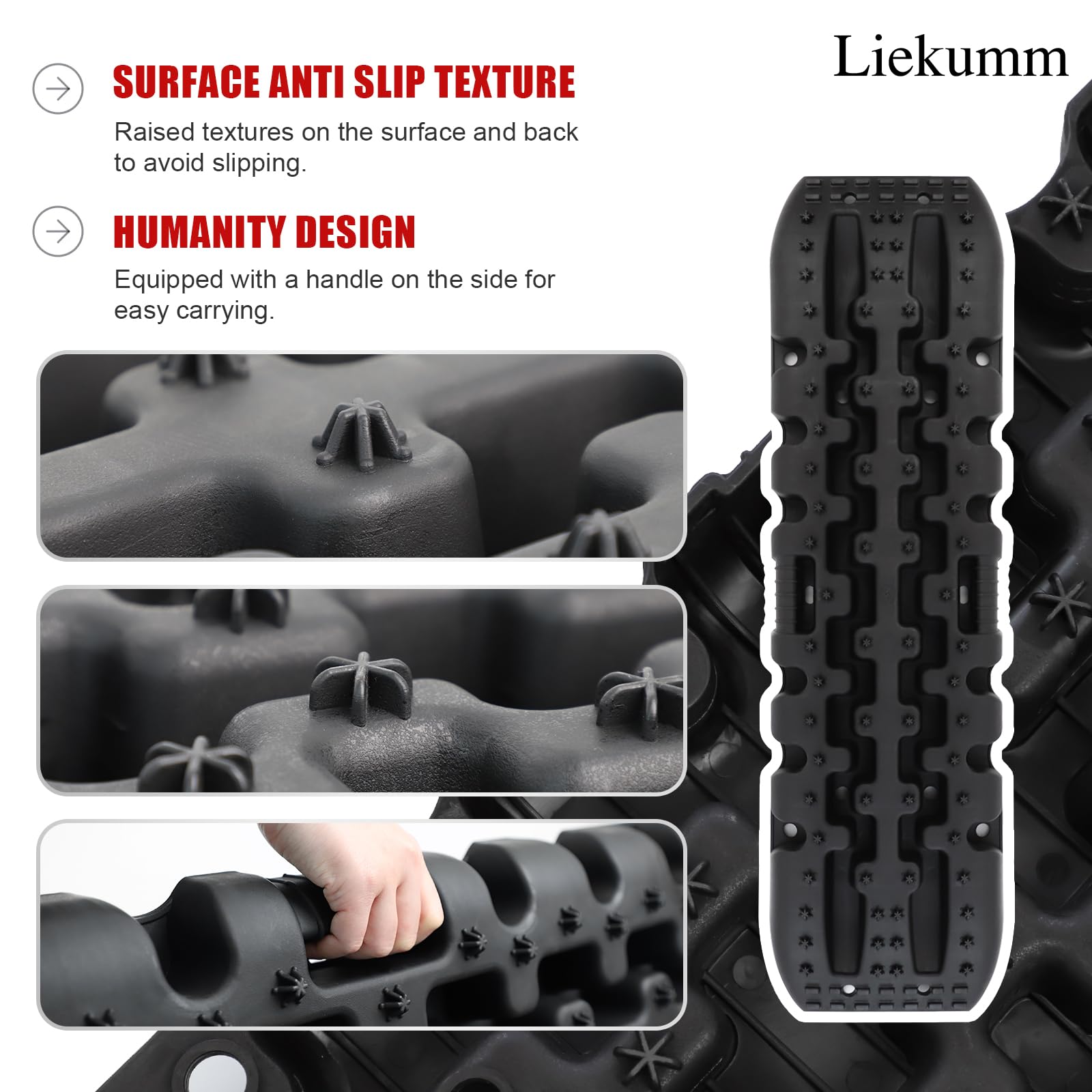 Snapklik.com : 2PCS 42x122 Recovery Traction Boards, 22000lbs Capacity ...