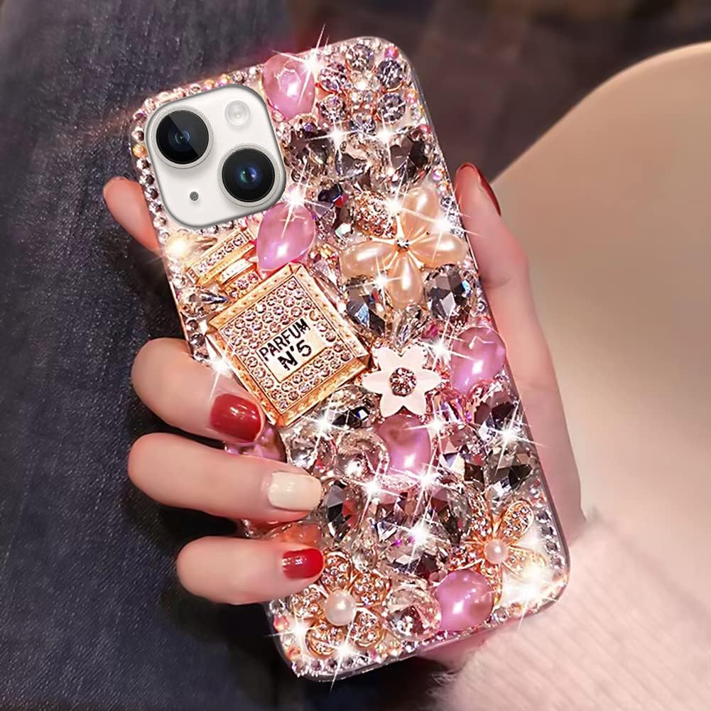 Amazon.com: Erolagomat Luxury Diamond Case for iPhone 15 Plus ...