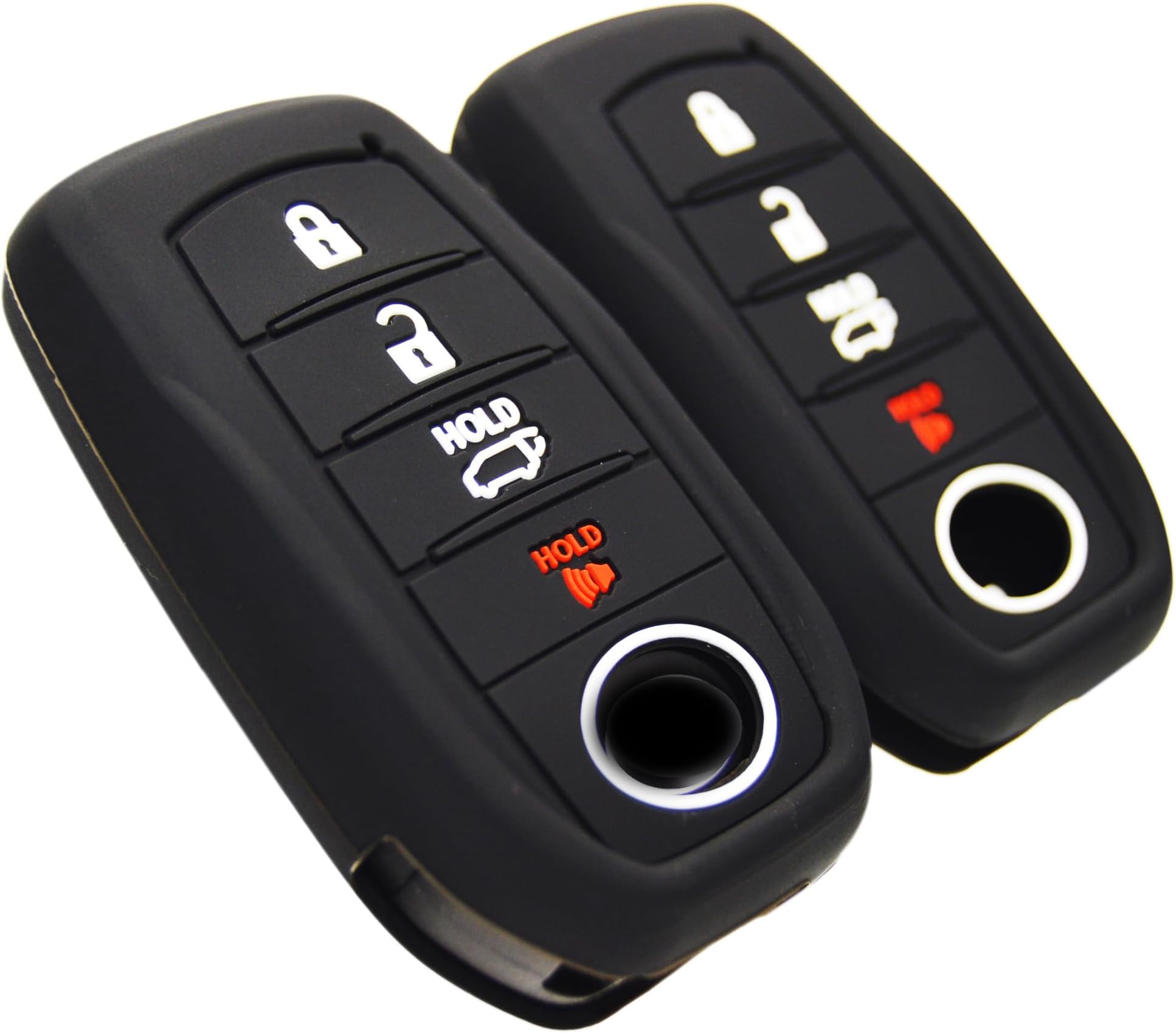 Zorratin Silicone 4 buttons Key Fob Cover for Toyota 2019 Land Cruiser ...