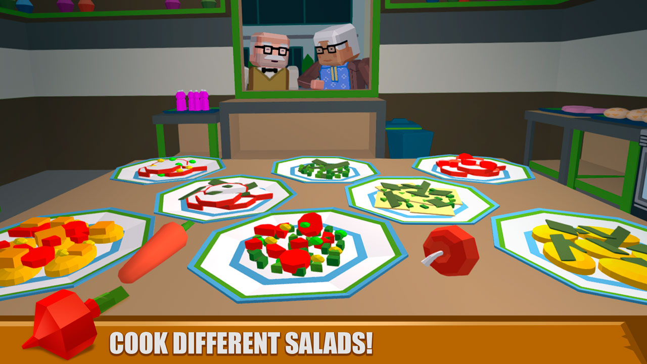 Salad Kitchen Cooking Chef Simulator: Create and Taste | Feeding ...
