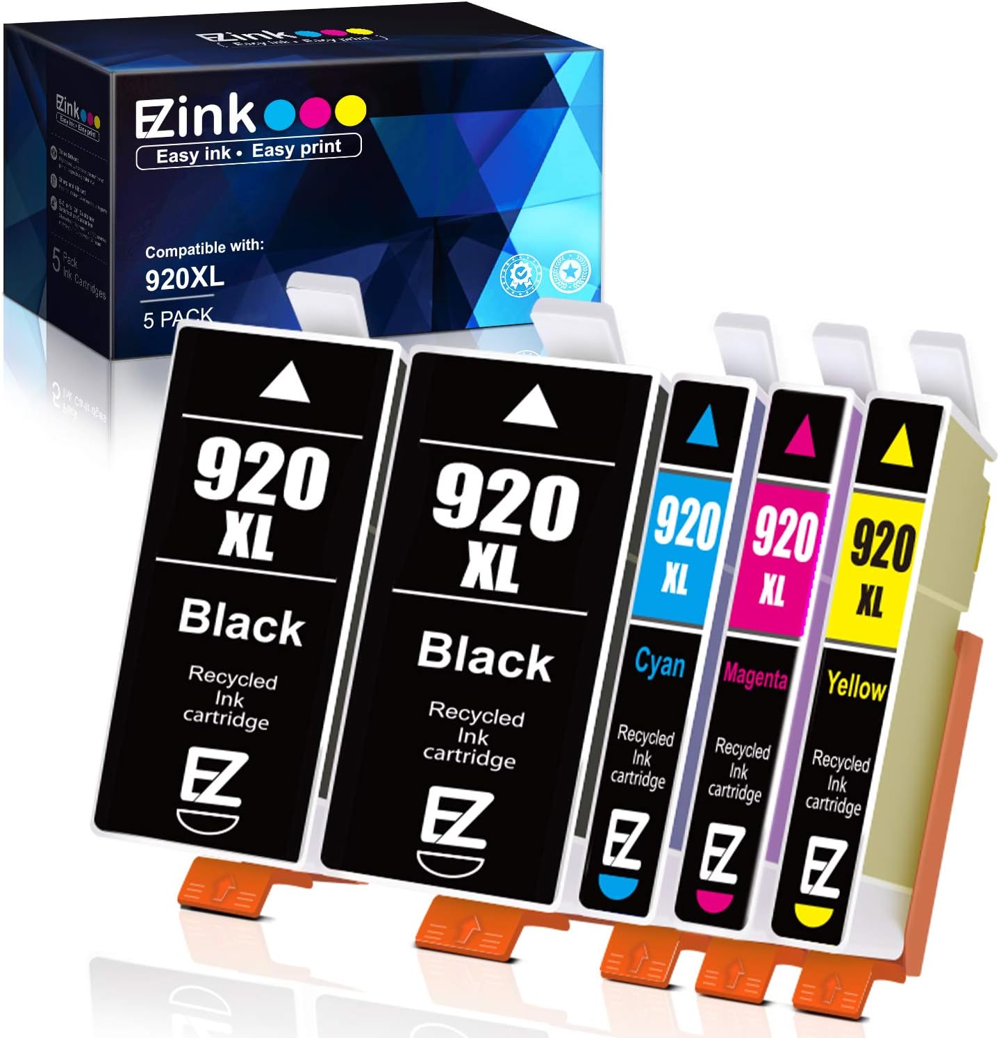 Amazon.com: HP 920XL Black High-yield Ink Cartridge | Works with HP ...
