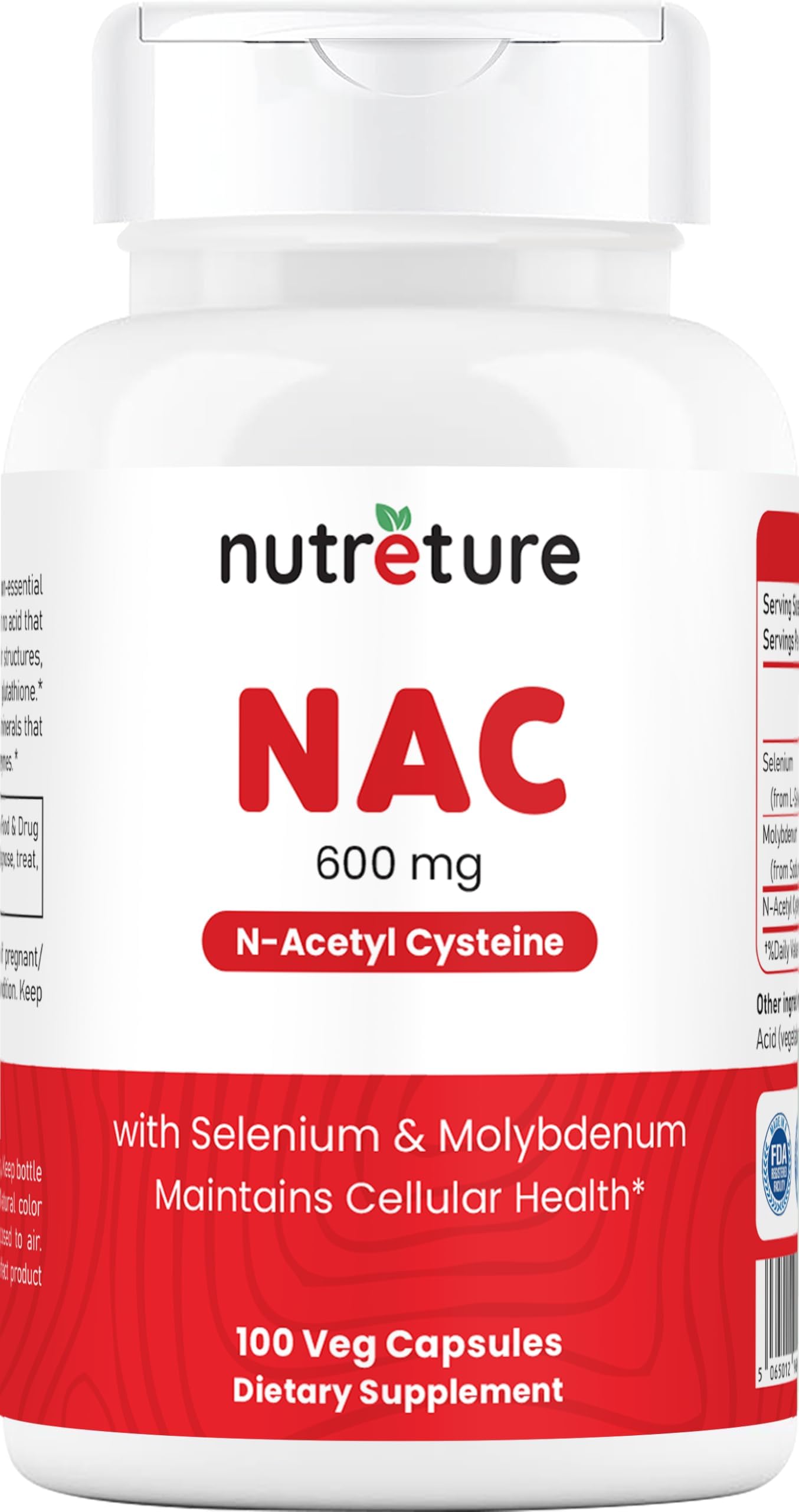 Amazon.com: NAC Supplement N-Acetyl Cysteine Liver Supplement with ...