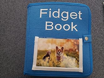 Amazon.com: Fidget Book for Elderly | Fidget Blanket for Dementia ...