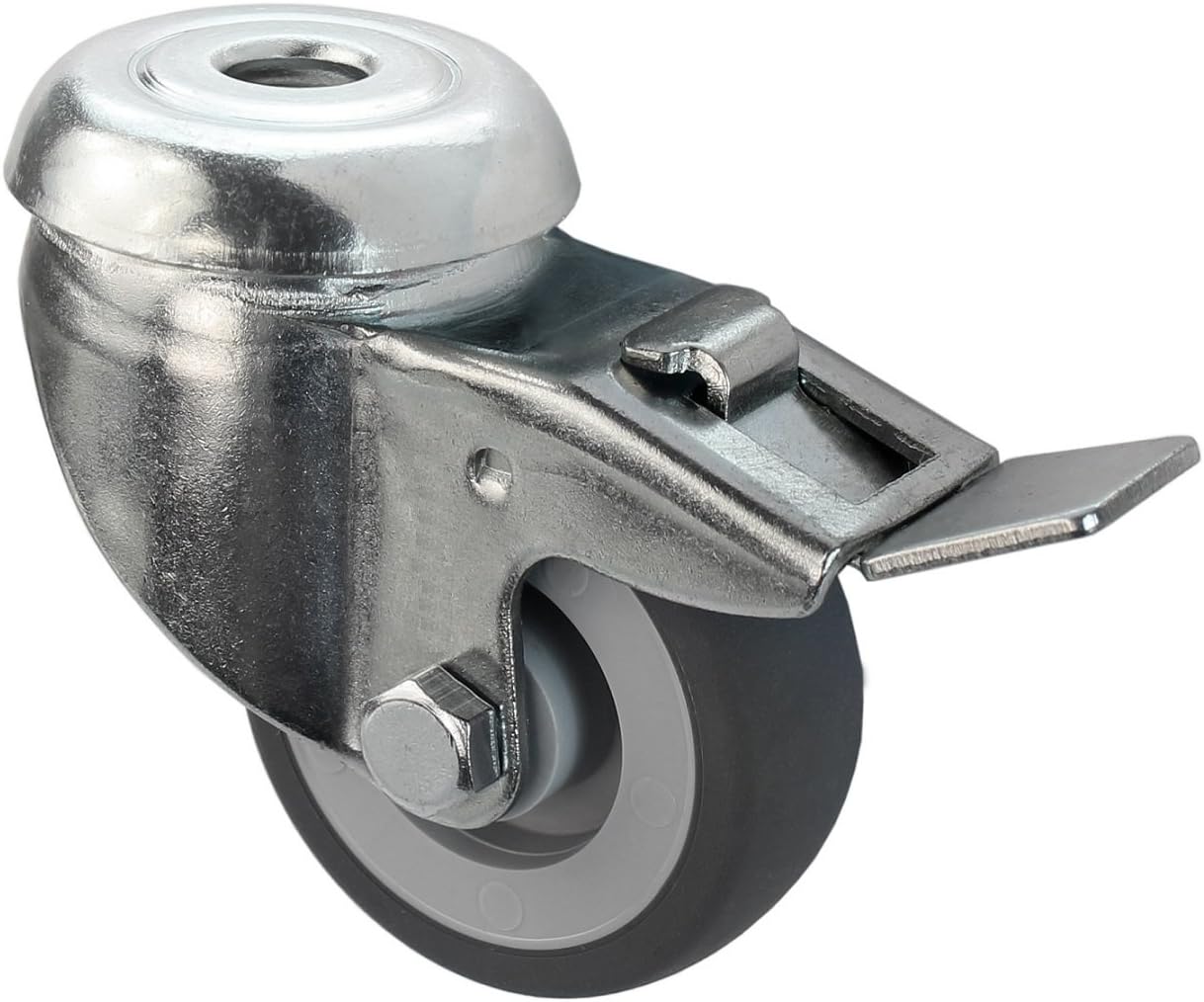 Appareil rôle Roulette pivotante 50 mm avec frein Frein en caoutchouc ...