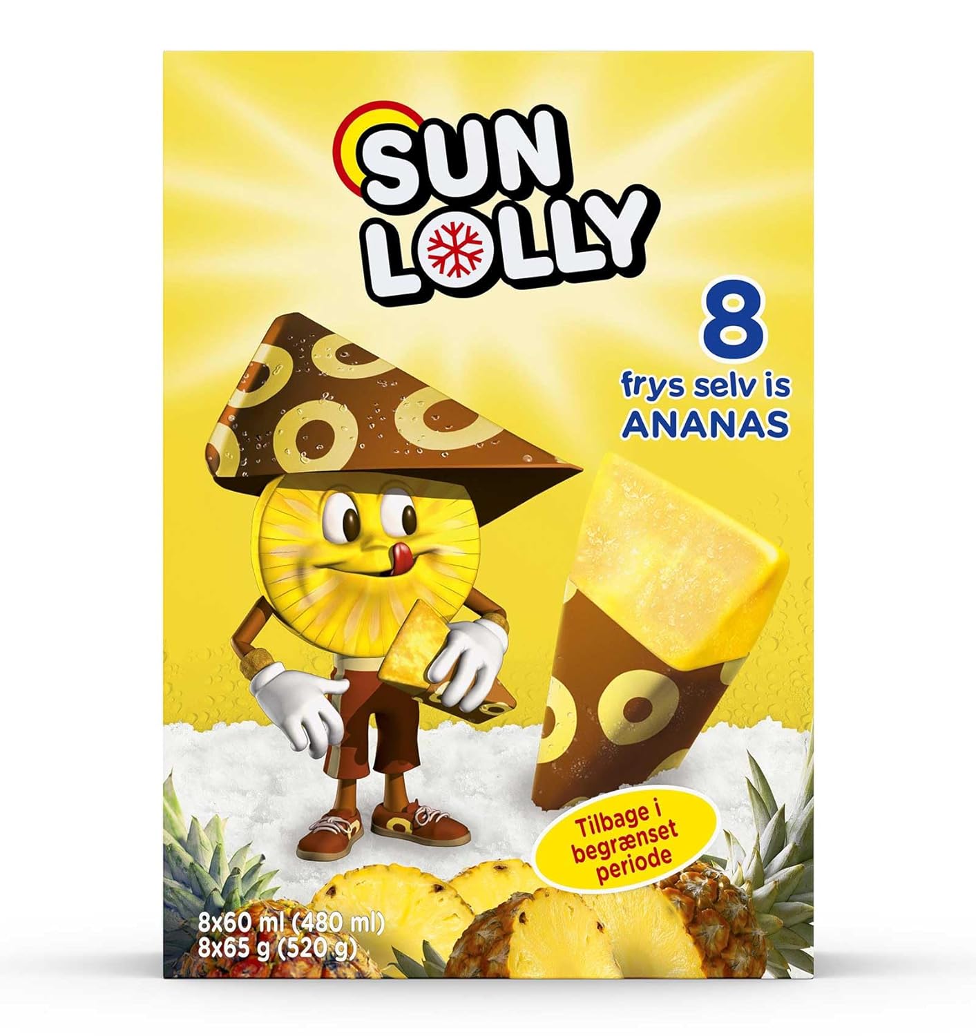Sun Lolly Wassereis Ananas (8 x 60ml) : Amazon.de: Lebensmittel & Getränke