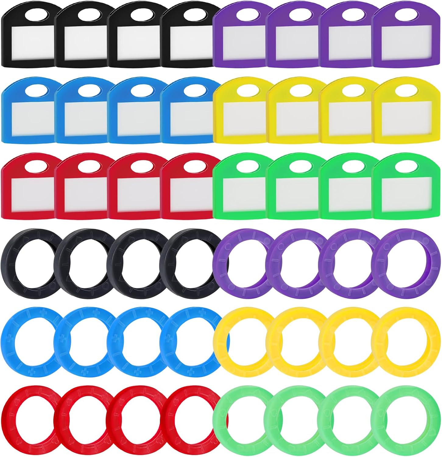 Amazon.com : Uniclife 24 Pack Round Key Caps Covers and 24 Pack Key Cap ...