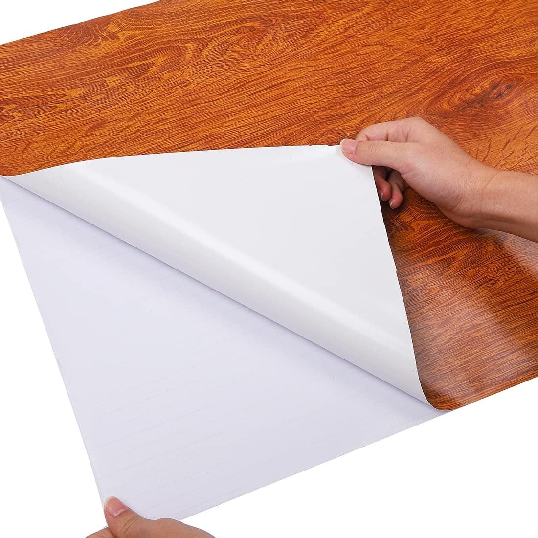 Amazon.com: Self Adhesive Orange Oak Wood Contact Paper for Kitchen ...