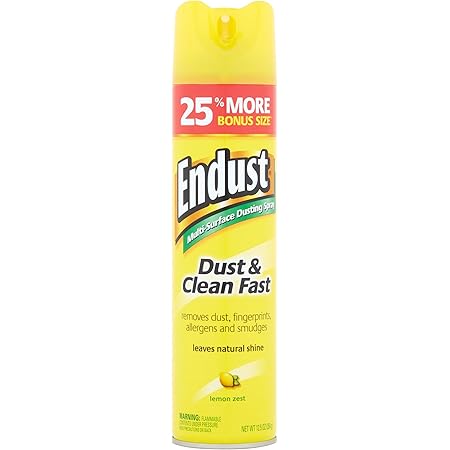 Amazon.com: Endust Multi-Surface Dusting and Cleaning Spray, Lemon Zest ...