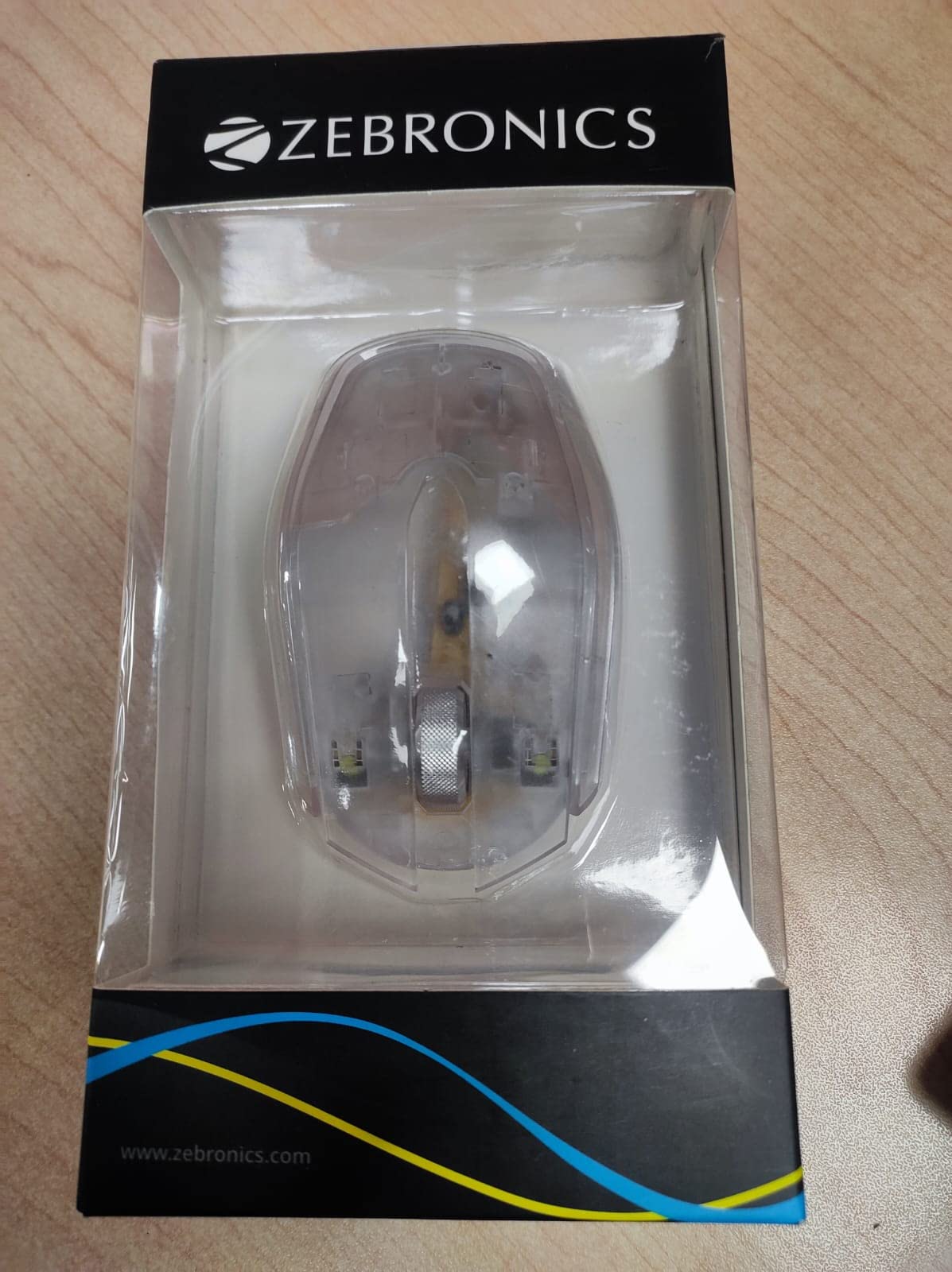 Amazon.in: Buy ZEBRONICS Clear Wireless Mouse with 2.4GHz Wireless ...