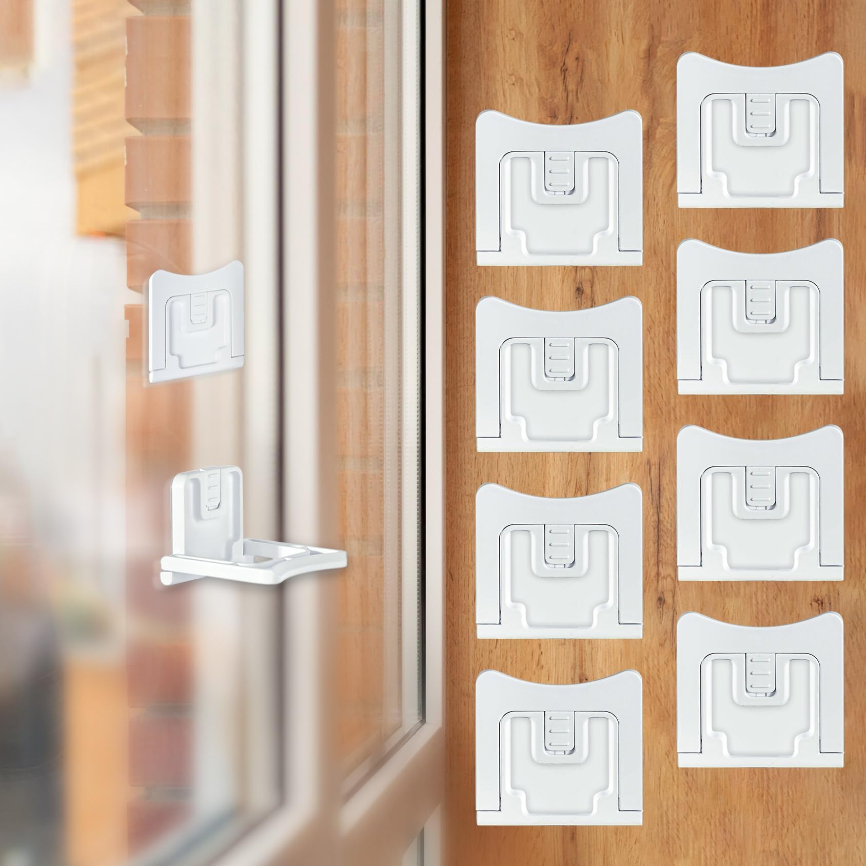 Amazon.com: Improved Sliding Glass Door Child Lock, BRZUIL 2 Pack Baby ...