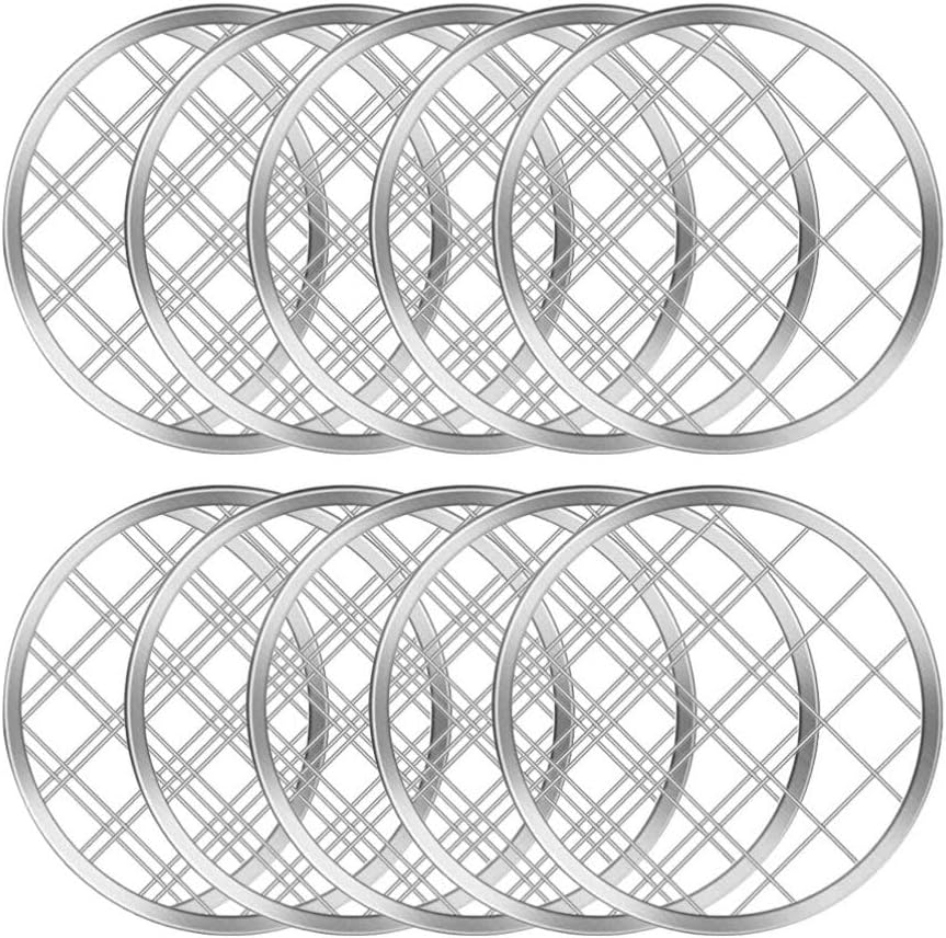 Amazon.com: DEARMAMY Mason Jar Flower Insert Lid Insert 10pcs Metal ...