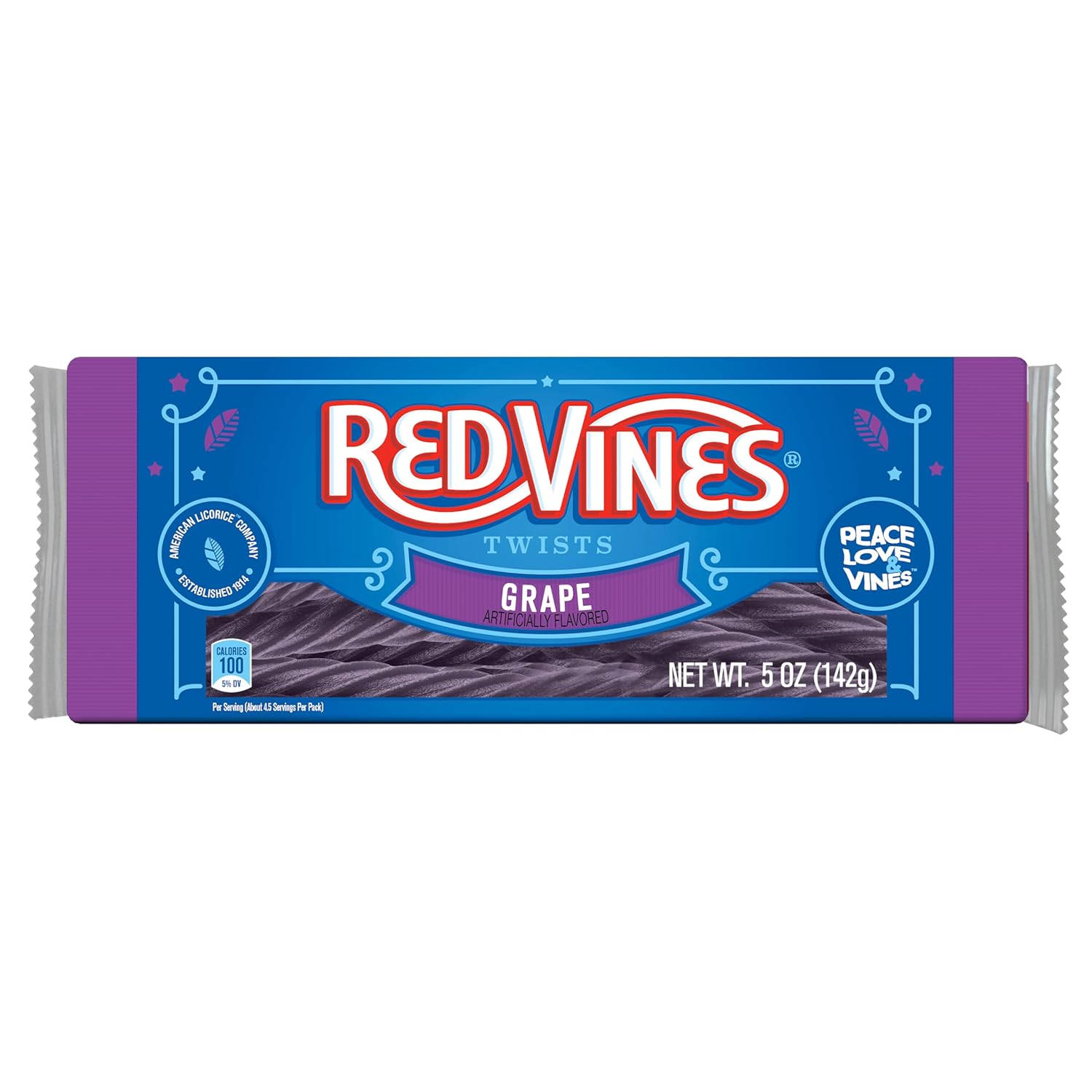 Amazon.com : Red Vines Licorice, Grape Flavor Twists, Soft & Chewy ...