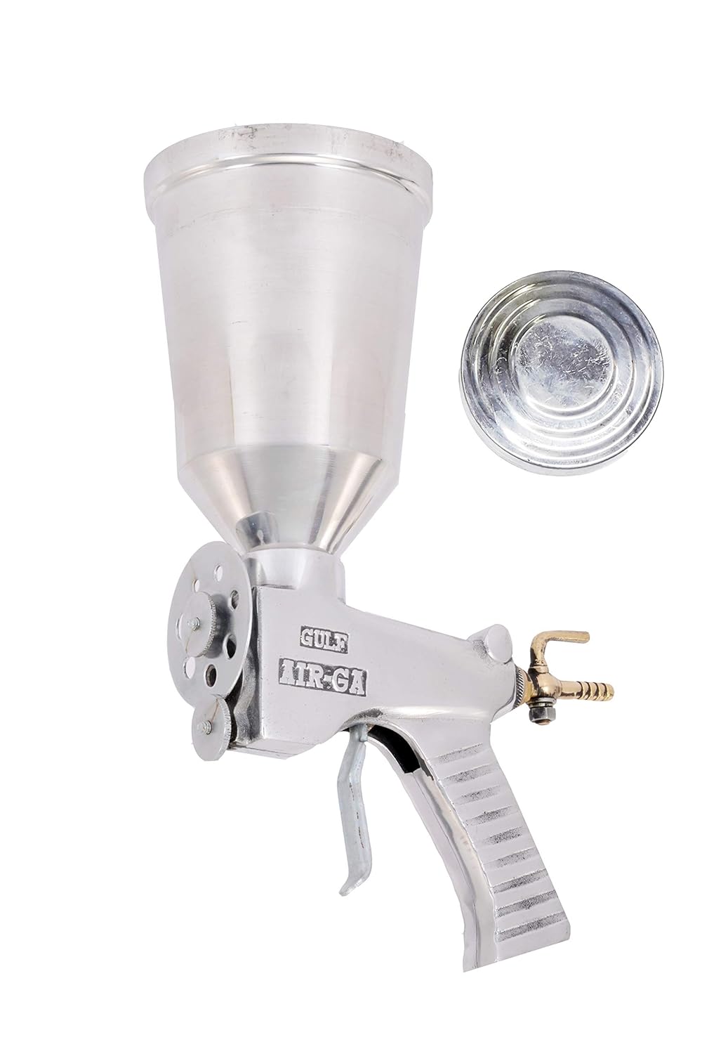 Air-Ga Texture Aluminium Air Powered Spray Painting Gun (Silver ...
