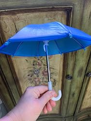 Amazon.com: Lenwen 12 Pcs Girl Doll Mini Umbrellas 1: 6 Scale Miniature ...