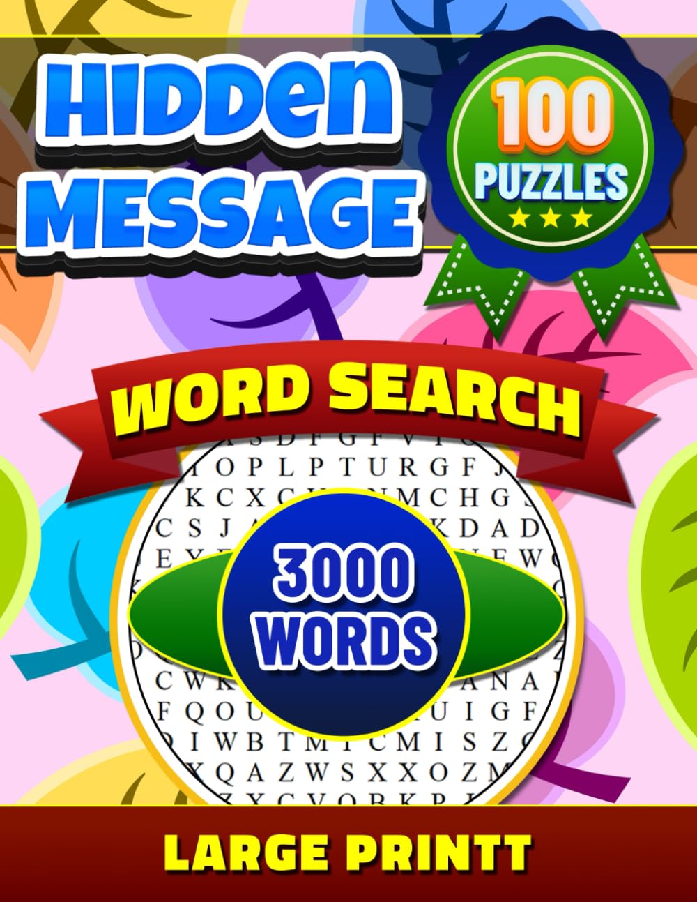 Hidden Message Word Search: Large Print. Secret Message Word Search for ...