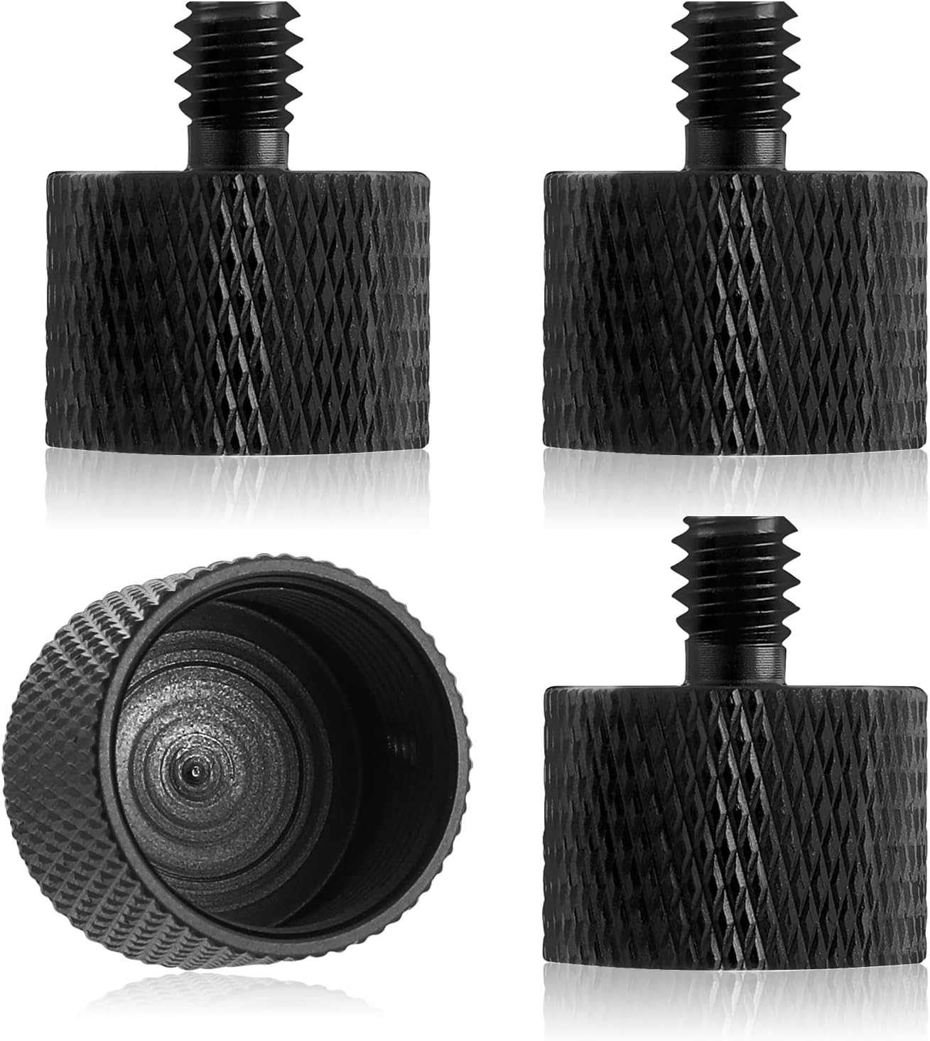 Amazon.com: 4 Pieces Mic Stand Adapter 5/8 Female to 1/4 Male Mic Screw ...