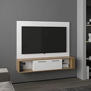 Amazon.com: LISHANMY Modern Floating Entertainment Center for Cozy ...