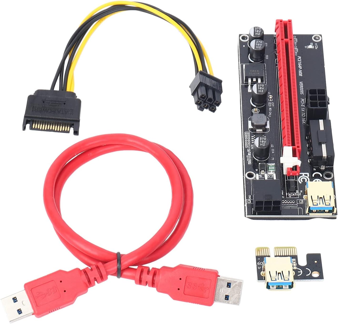Amazon.co.jp: Doumneou VER 009S PCIE Riser 1X-16X, Graphics Expansion ...
