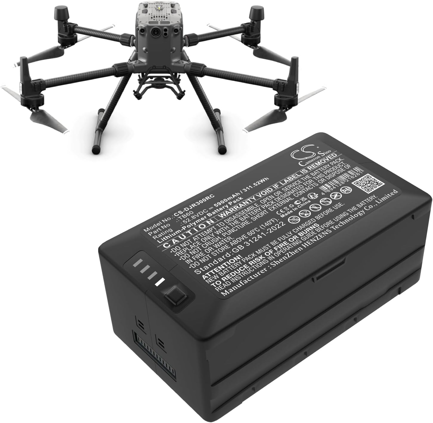 5900mAh52.8V Replacement Battery for DJI Matrice 300 Nepal | Ubuy