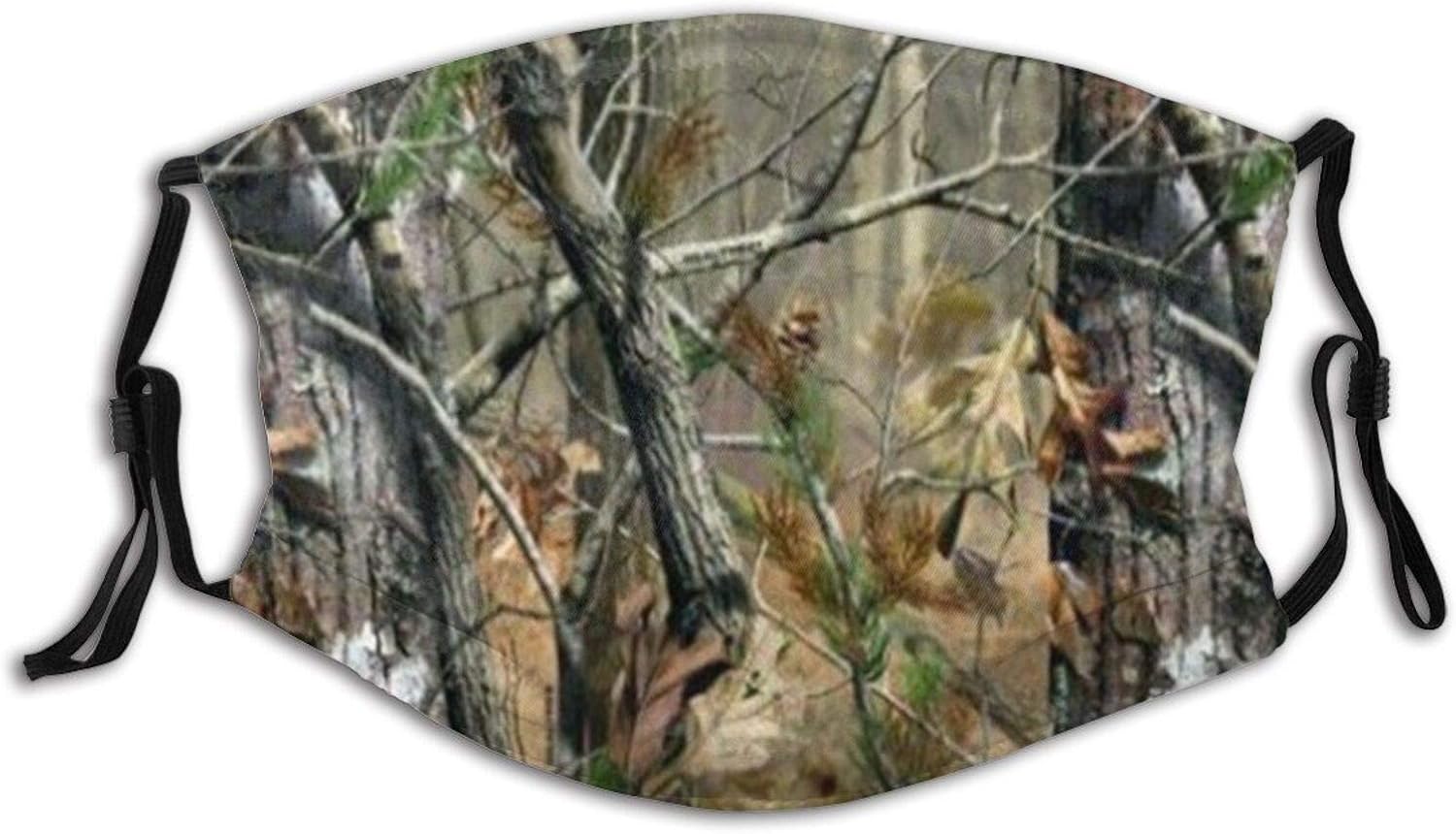 dfgi Real Tree Lesves Camouflage Camo Dust Face Cover Mask Washable ...