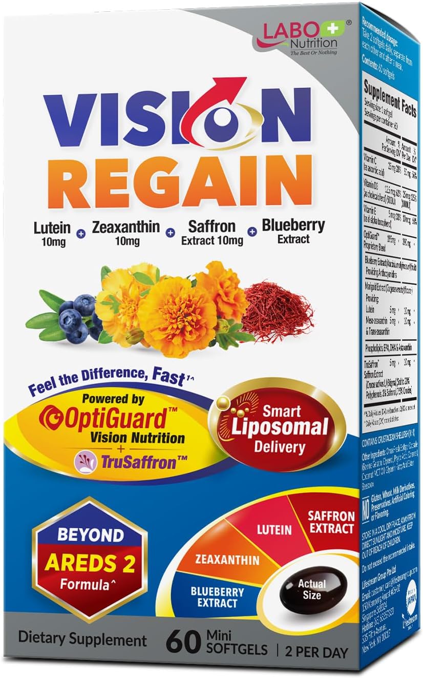Amazon.com: LABO Nutrition VisionREGAIN, Eye Vitamin Beyond AREDS 2 ...