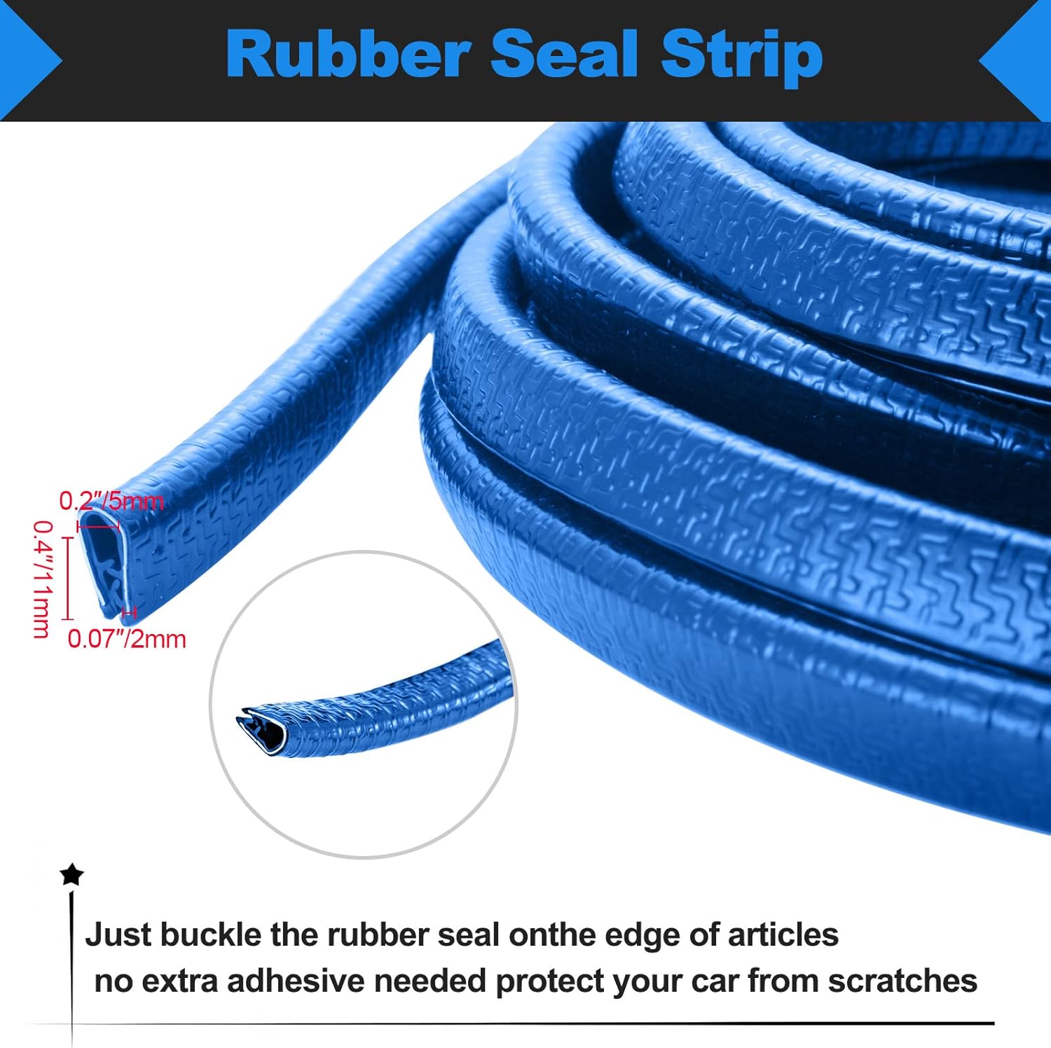 Car Door Edge Protector,Rubber Car Door Protectors No Glue Car ...