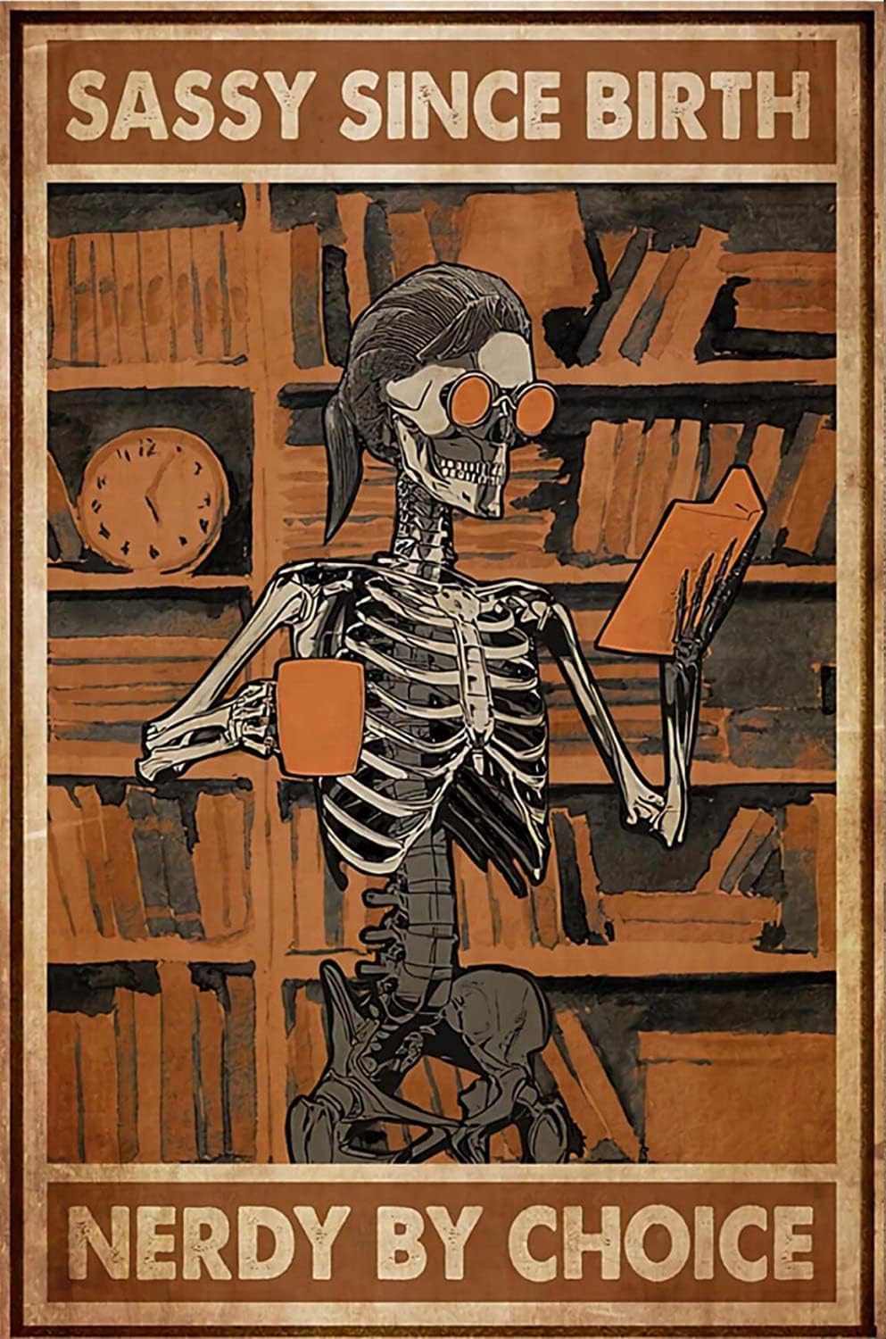 Amazon.com: Funny Metal Signs For Wall Art Decor Tin Sign Sassy Since ...