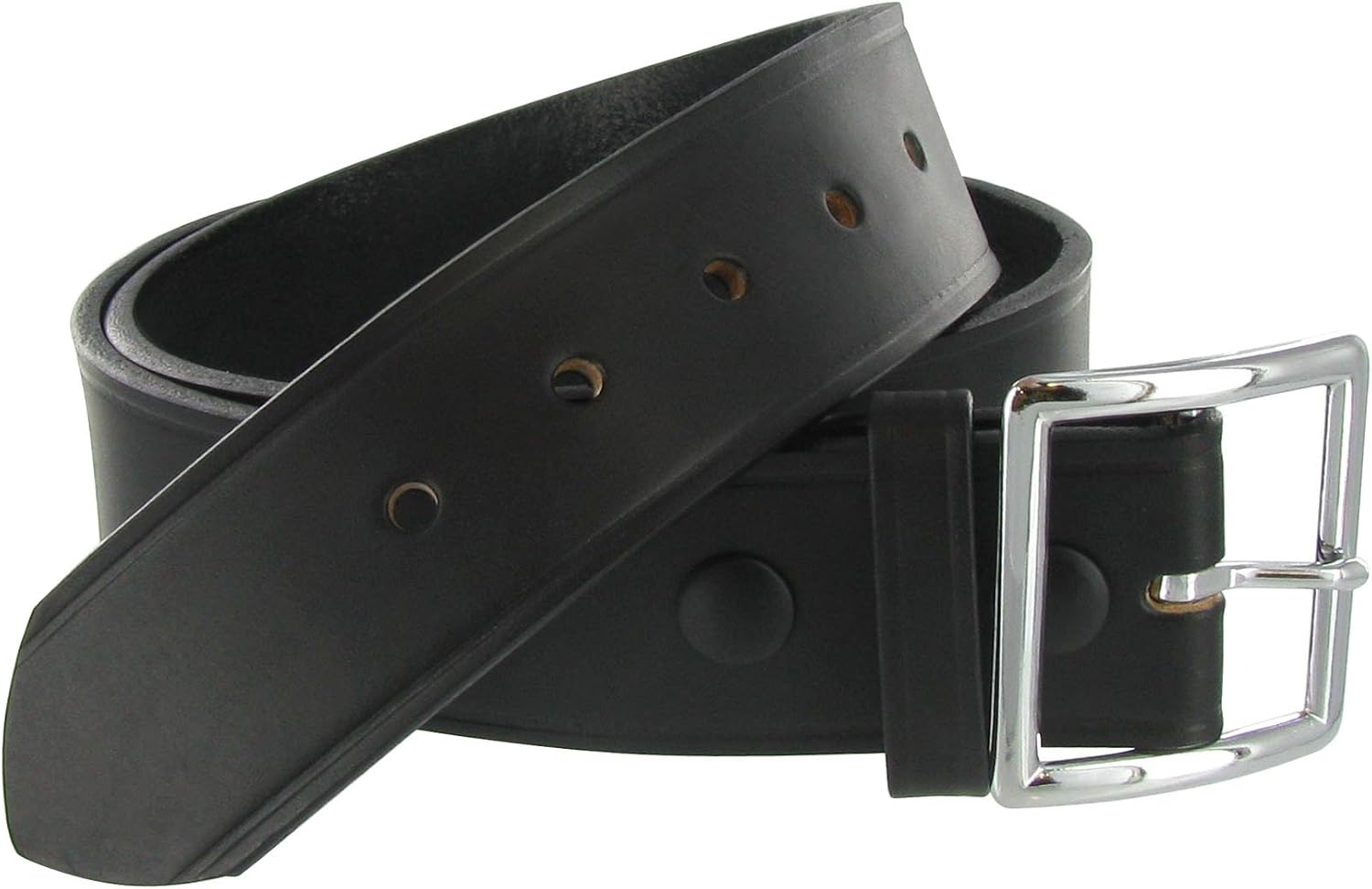 Amazon.com: Boston Leather 1.75in. Garrison Leather Belt 30 Black ...