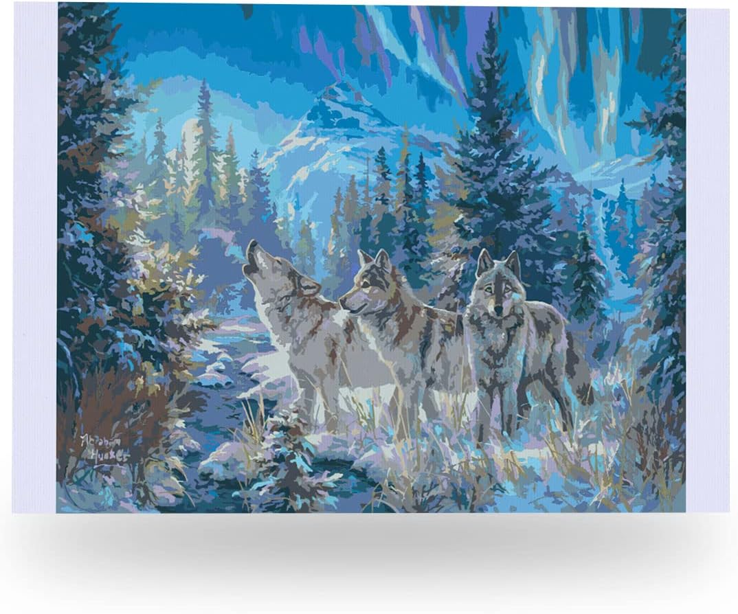 Amazon.com: Ledgebay DIY Paint by Numbers Kit for Adults Unframed ...