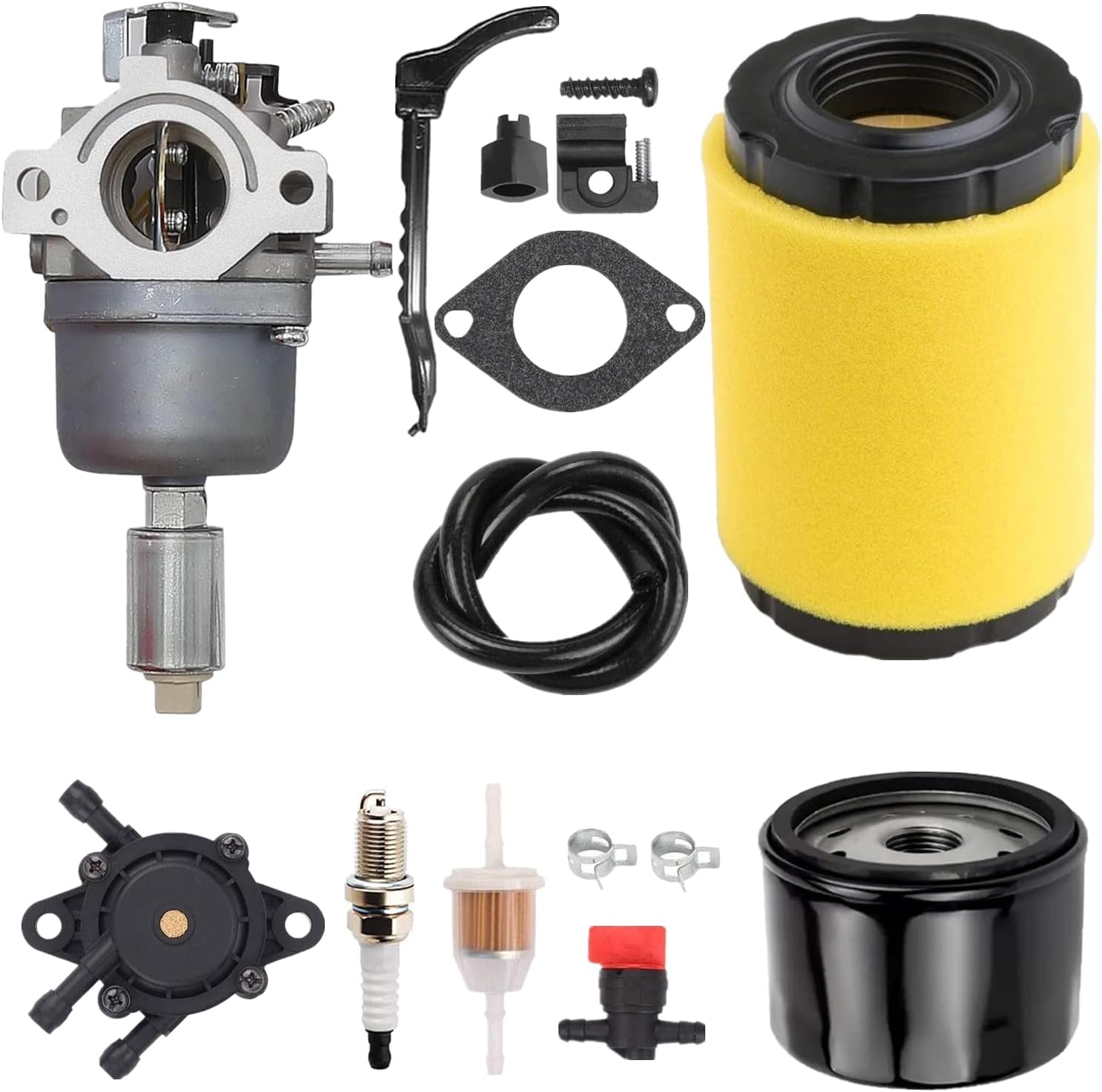 Amazon.com: YTH18452 CARBURETOR AIR FILTER OIL FILTER For Husqvarna ...