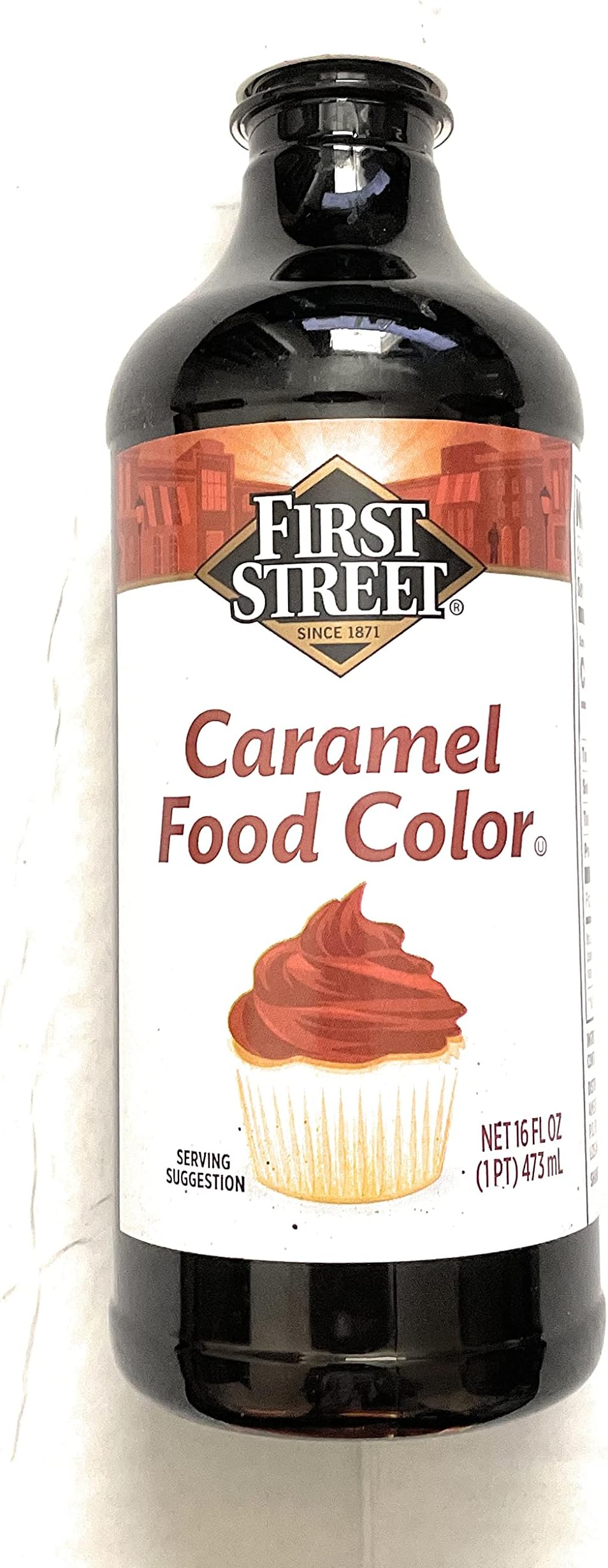 Amazon.com : 16oz Caramel Food Color by First Street Brand, One Bottle ...