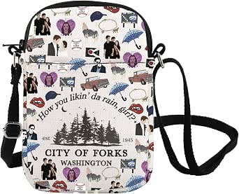 Twilight Merch Twilight Inspired Crossbody Bag Edward Cullen & Bella ...