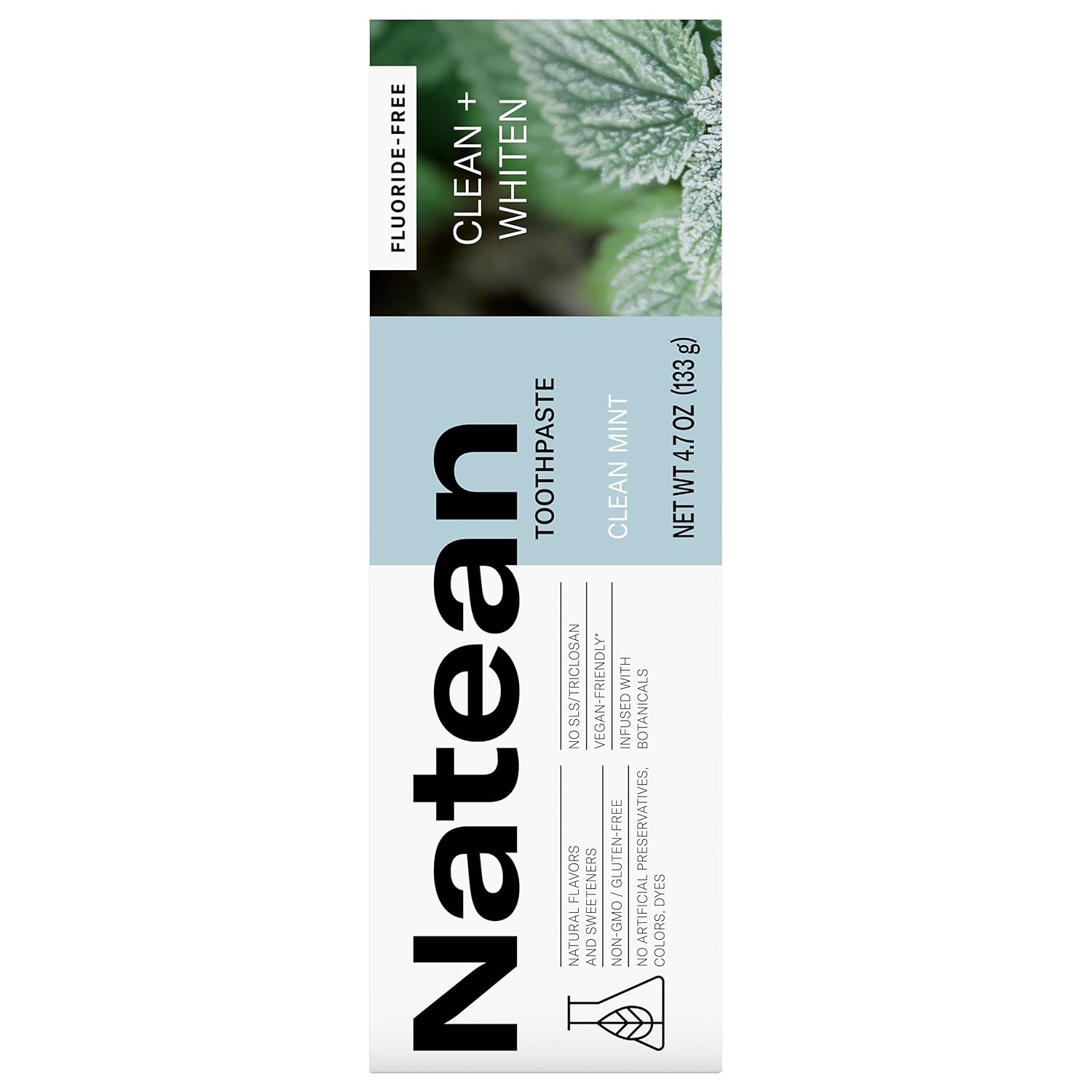 Natean Clean Whiten – Pasta de dientes blanqueadora sin flúor menta ...