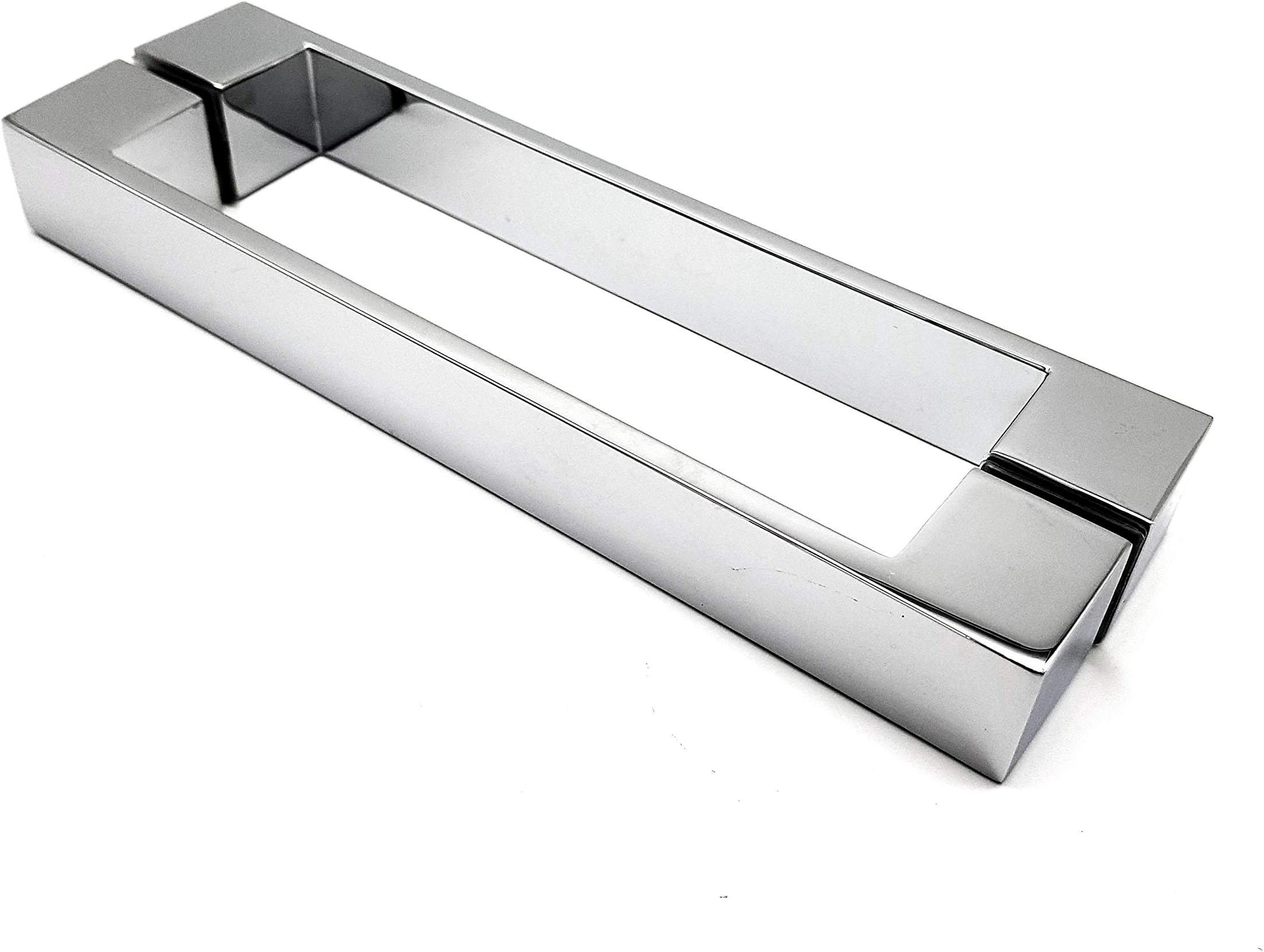 Pair of Chrome Shower Door Handles | 192mm Hole Centres | 225mm Long ...