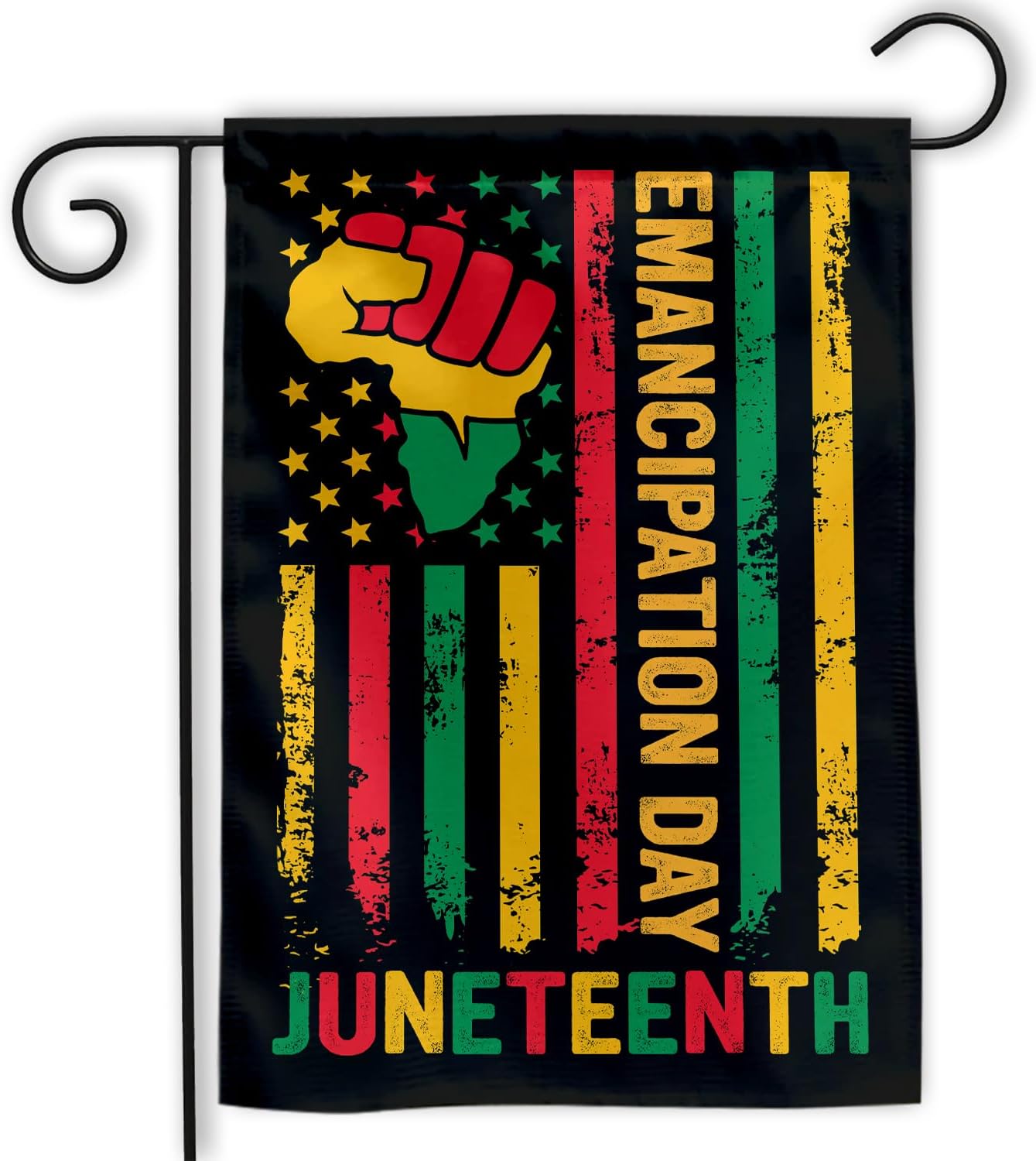 Amazon.com : MAIANEY (12"x18") Juneteenth Garden Flags For Outside June ...