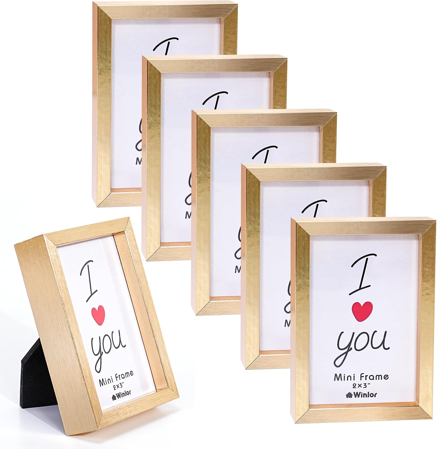 Amazon.com - Winlor Small Picture Frames, Mini Size Baby Photo Frame ...