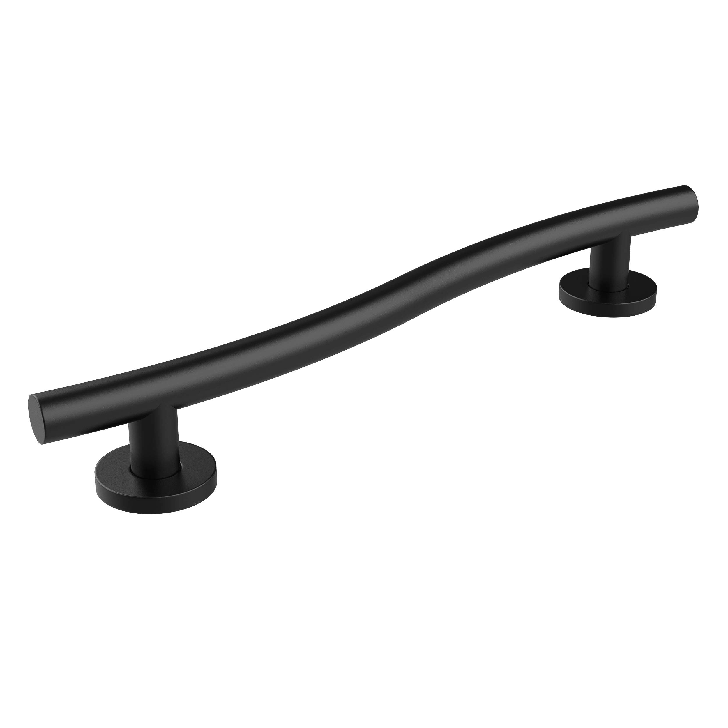 Snapklik.com : KEENEY GB2022-16MB Decorative Stainless Steel Wave Grab Bar