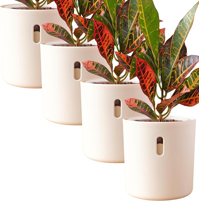 Amazon.com: Self Watering Pot for Leca and Pon, Semi Hydroponic Planter ...