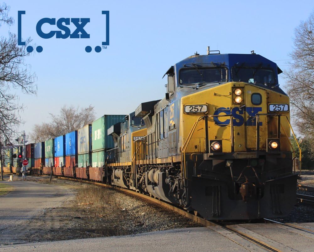 Amazon.com: CSX Intermodal 8" x 10" Metal Sign : Home & Kitchen